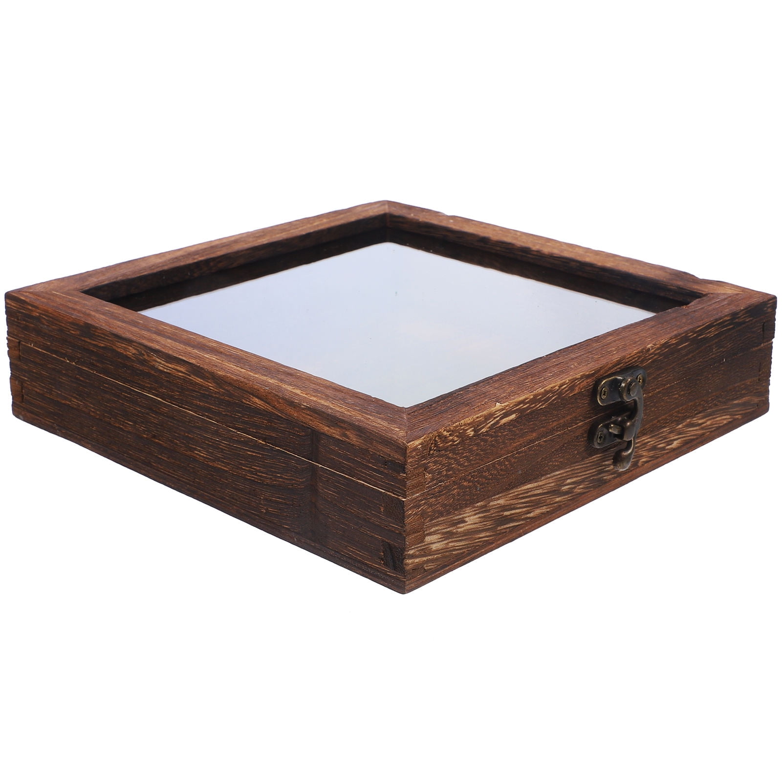 WRISTBIQUE Reusable Retro Wooden Insect Display Box with Transparent ...