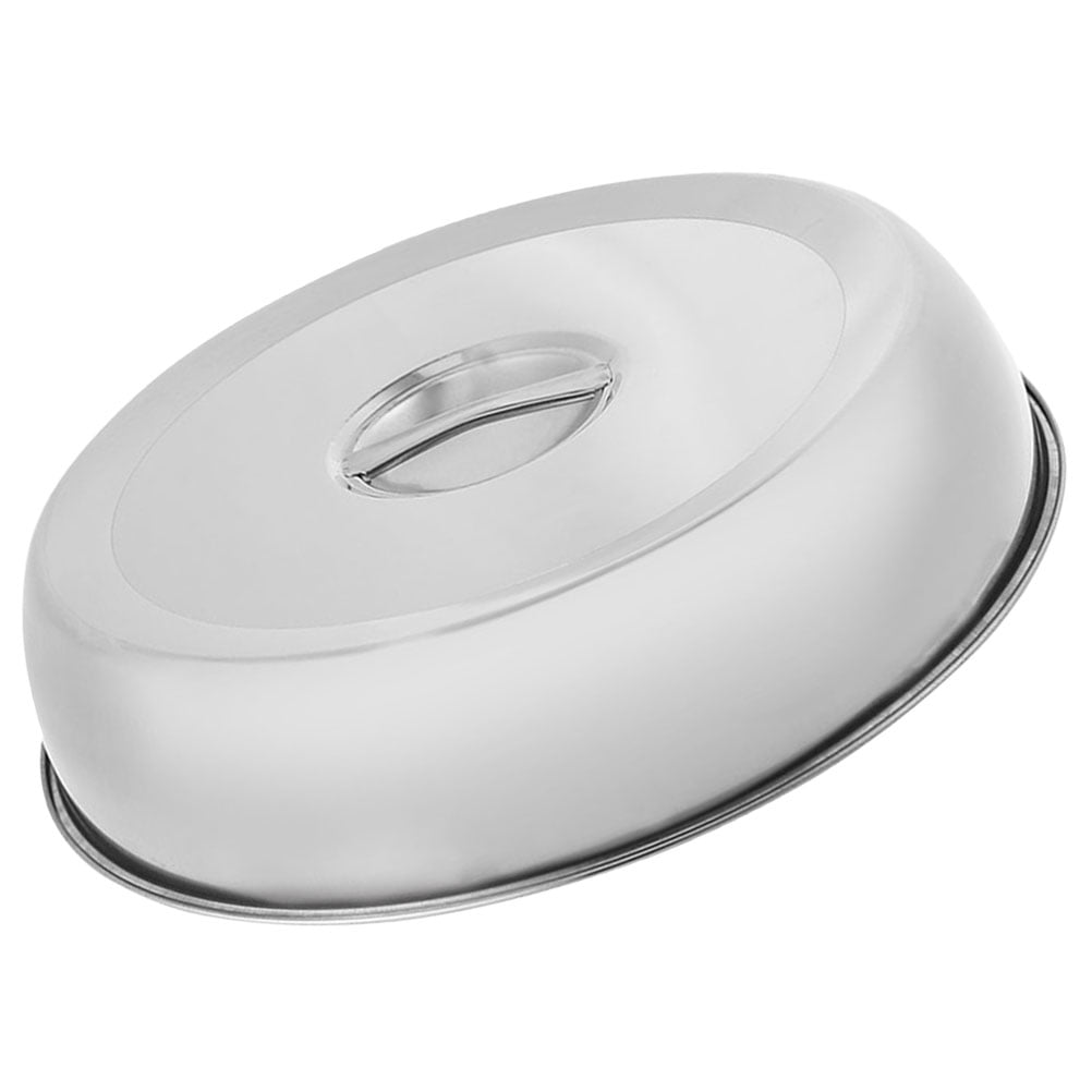 WRISTBIQUE Stainless Steel Food Cover Kitchen BBQ Food Lid Promote Heat ...