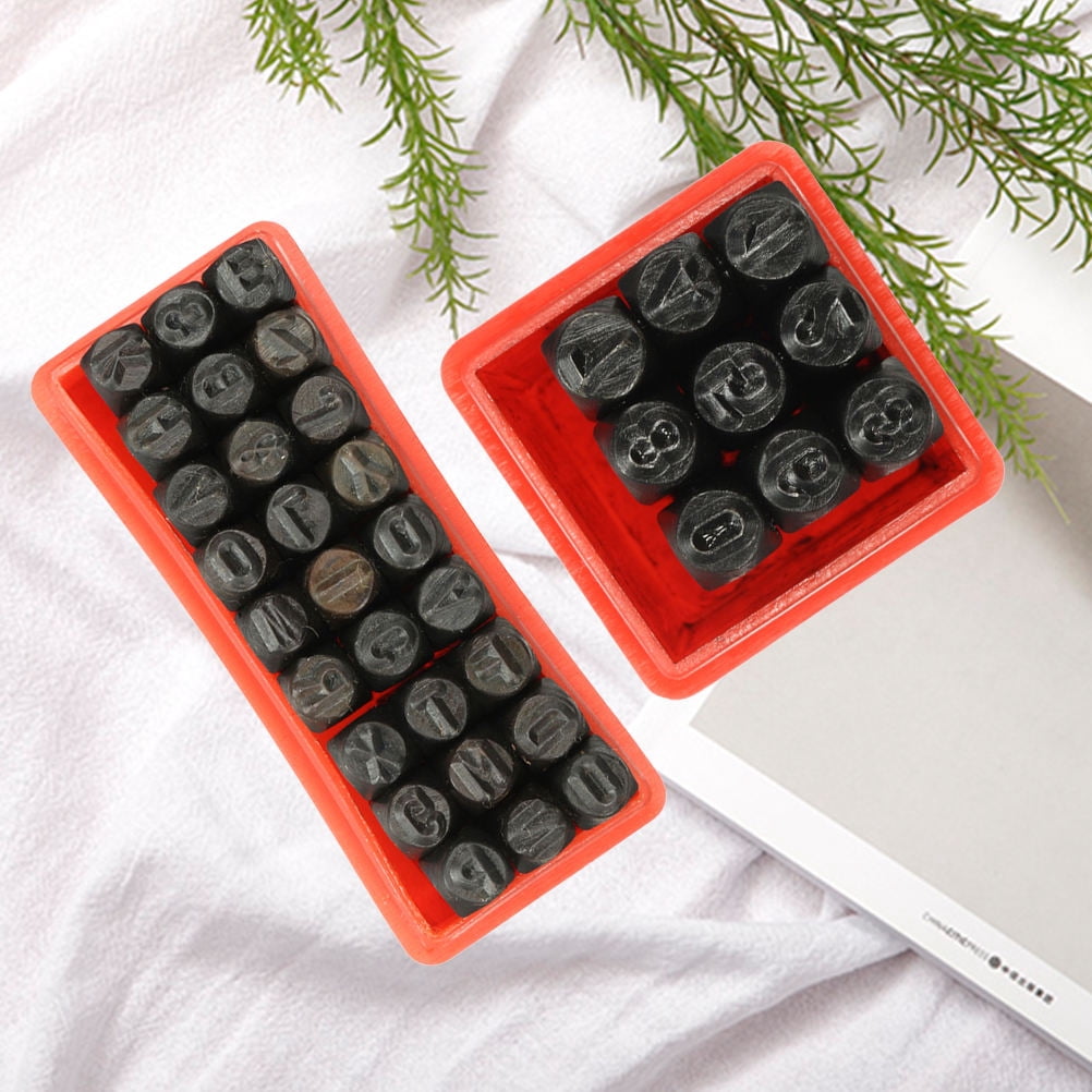 WRISTBIQUE Stamp Punch Set Carbon Steel for Marking Engraving on ...