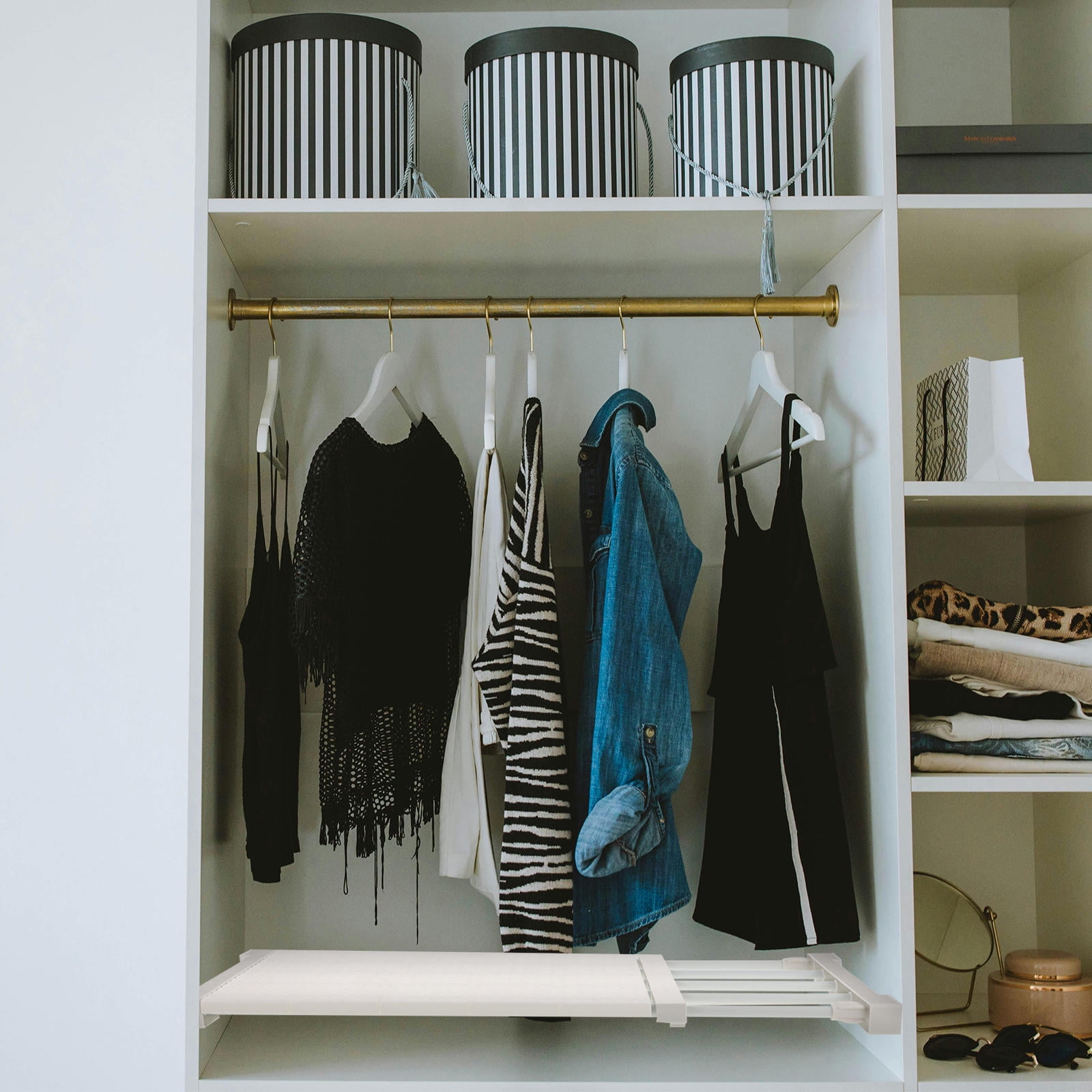 WRISTBIQUE Wardrobe Shelf Dividers Rectangular Design for Closet ...