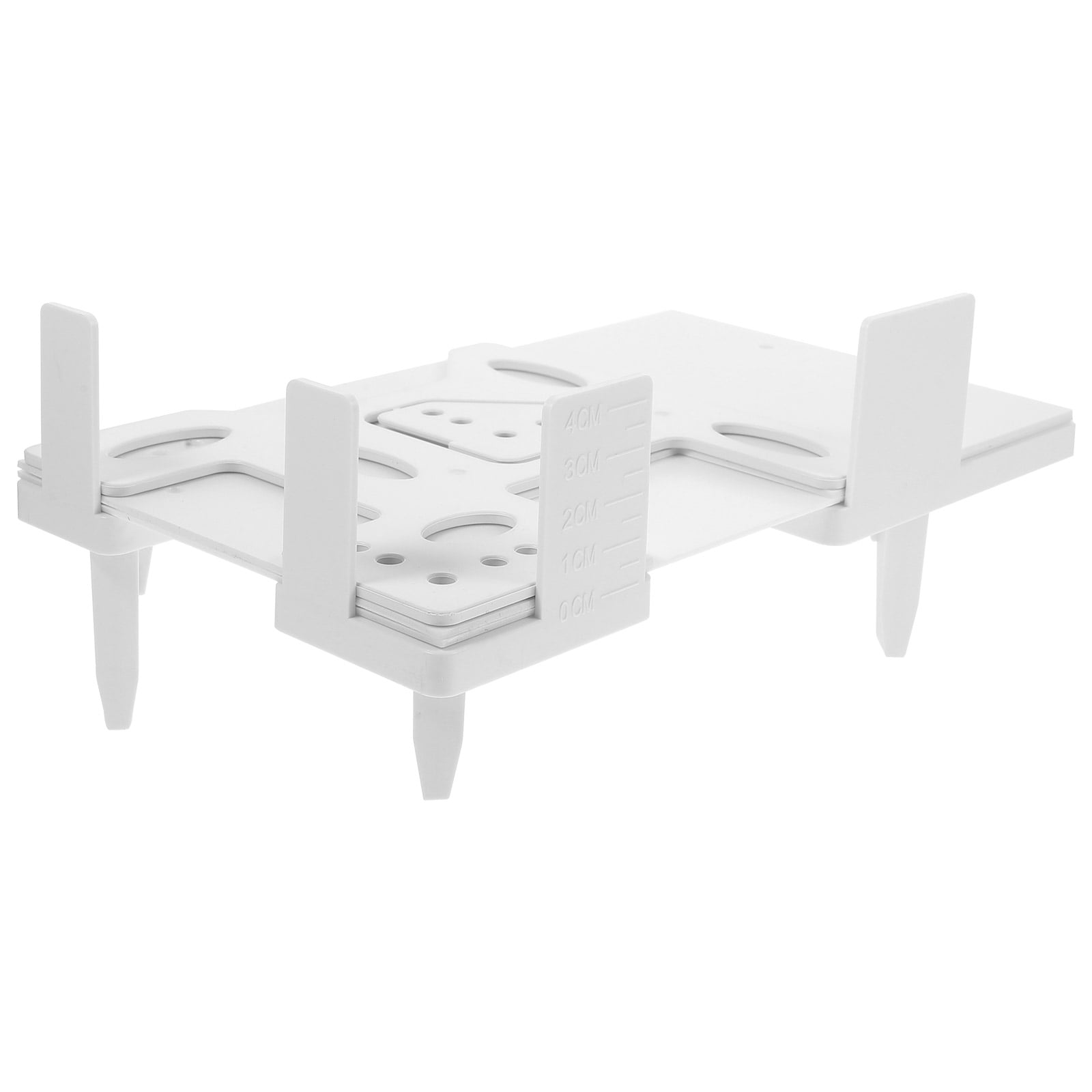 WRISTBIQUE White Plastic Document Bill Organizing Rack 9.63X5.50X2.55In ...