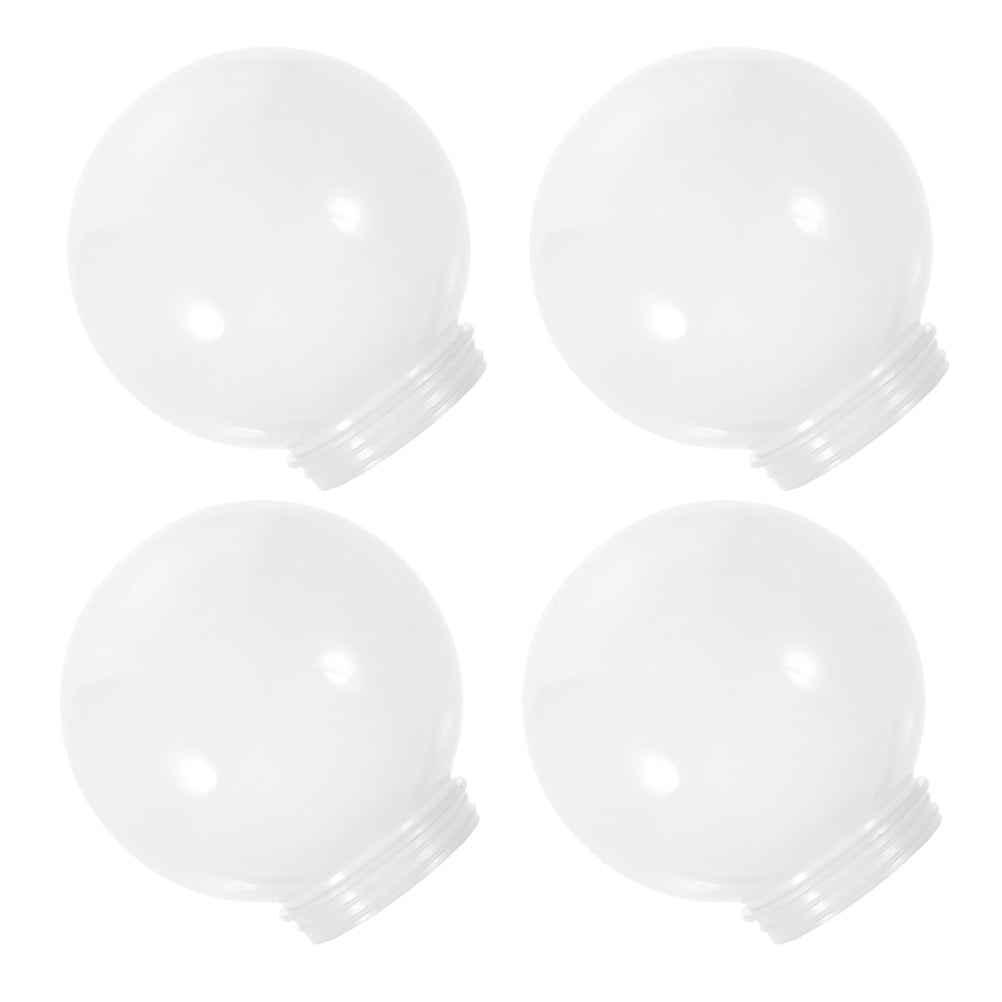 WRISTBIQUE White Replacement Globe Shade Acrylic Weather Protection ...