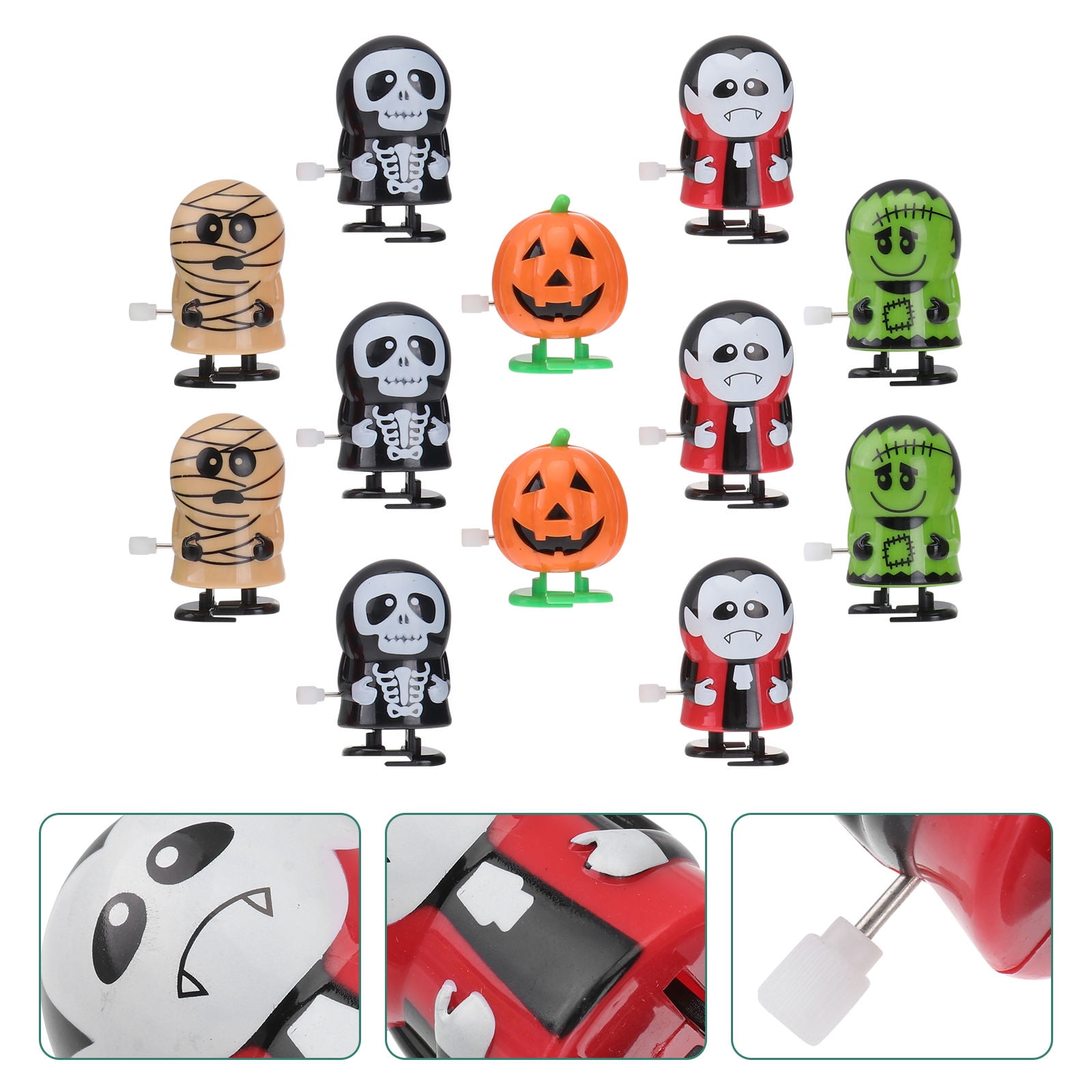 WRISTBIQUE Mini Robots 12Pcs Mummy Pumpkin Designs Kids Party Toys ...