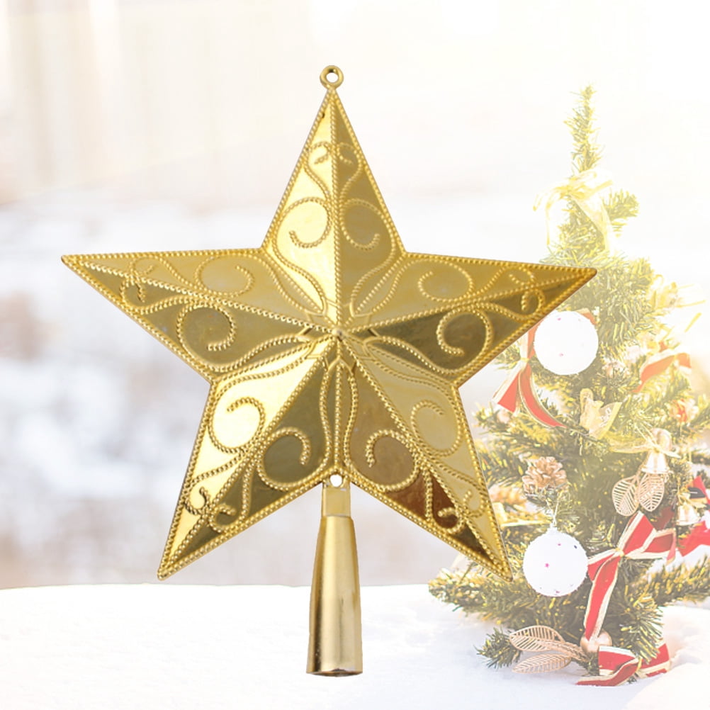 WRISTBIQUE tree topper Star Tree Topper Plastic Tree Decoration for ...