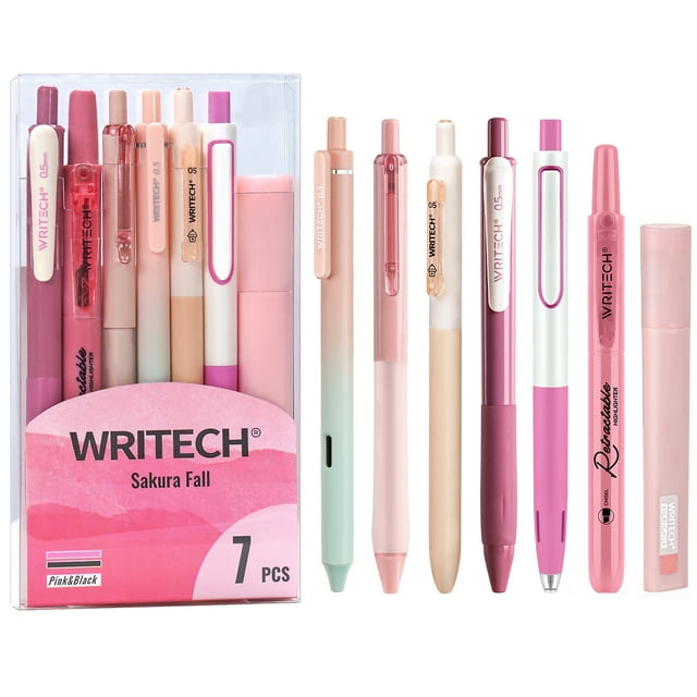 WRITECH Gel Pens Journaling Highlighters: Journal Set Aesthetic ...