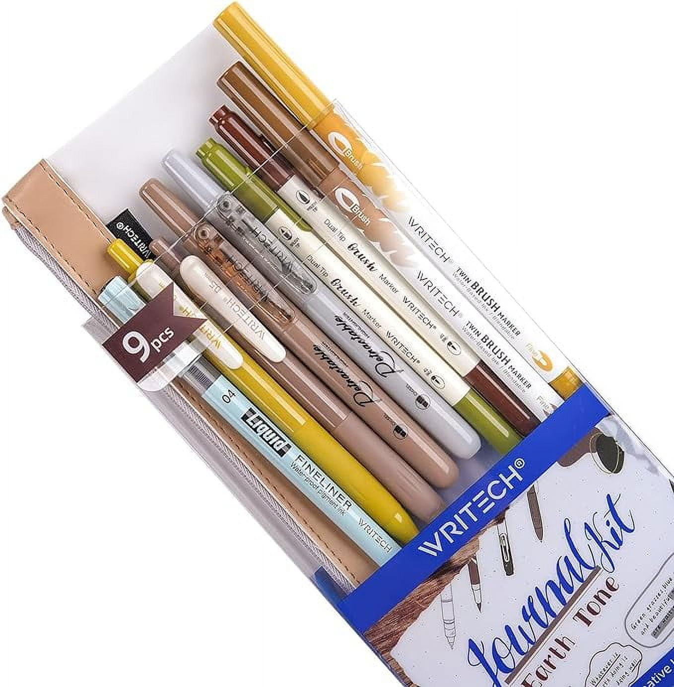 WRITECH Journaling Gel Pens Highlighters: 0.5mm Fine Point Retractable ...