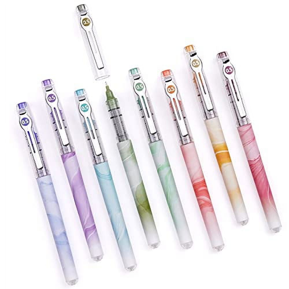 WRITECH Liquid Ink Rollerball Pens: Multi Colored 0.5mm Extra Fine ...
