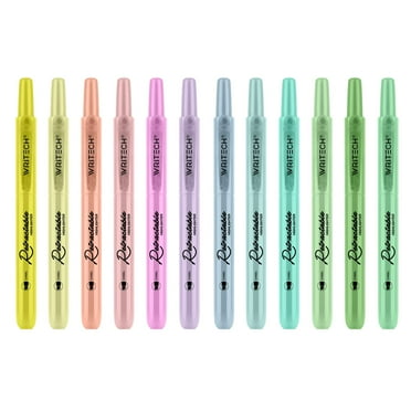 Dual Tip Glitter Marker Pens, 48 Pack Pearlescent Highlighter Set with ...