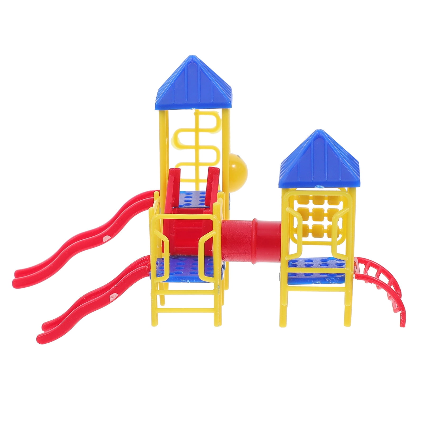 WRITWAA 1 Set Mini Playground Model Slide Shape For Doll House ...