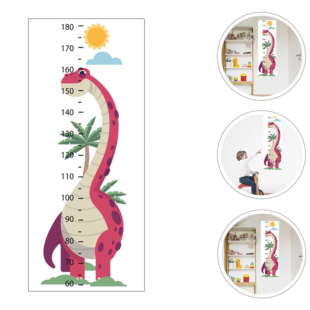 WRITWAA 1 Sheet Children's Height Ruler PVC Height Chart Sticker for ...