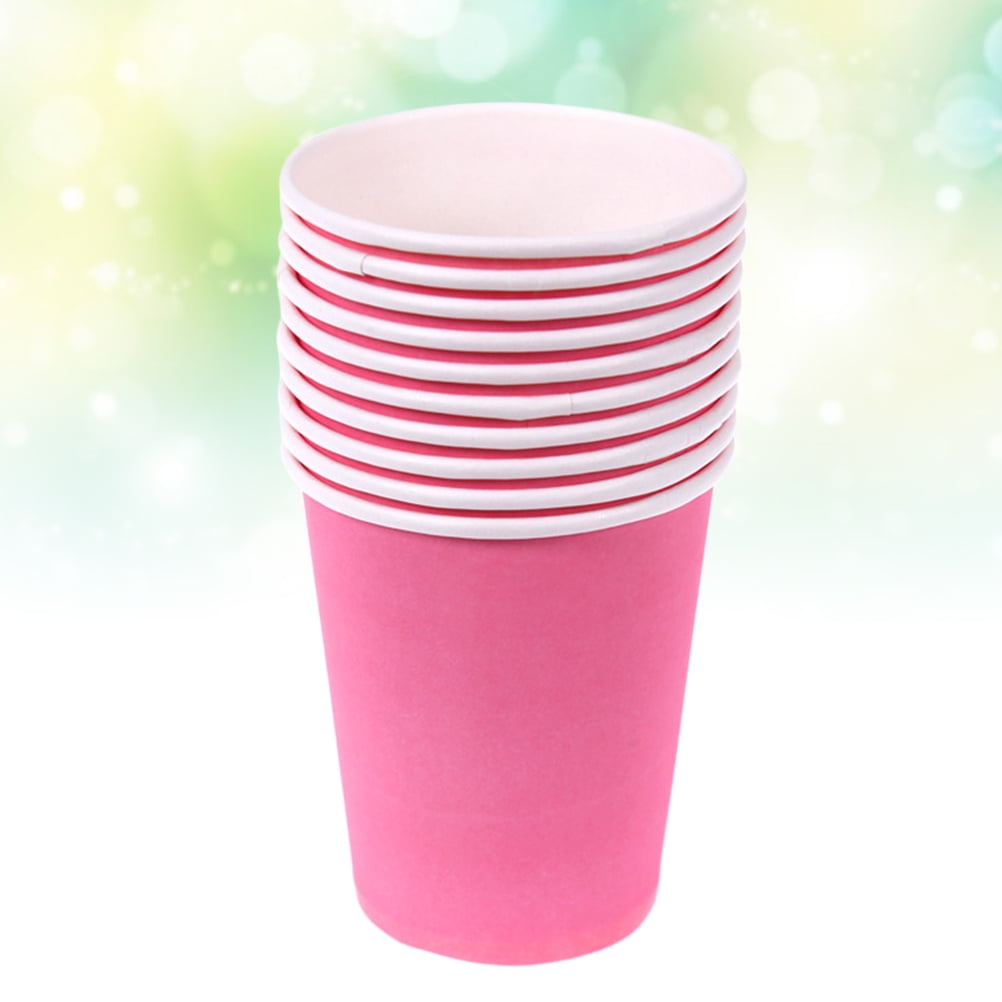 WRITWAA Colors Paper Drinking Cup DIY Craft Projects 100Set - Walmart.com