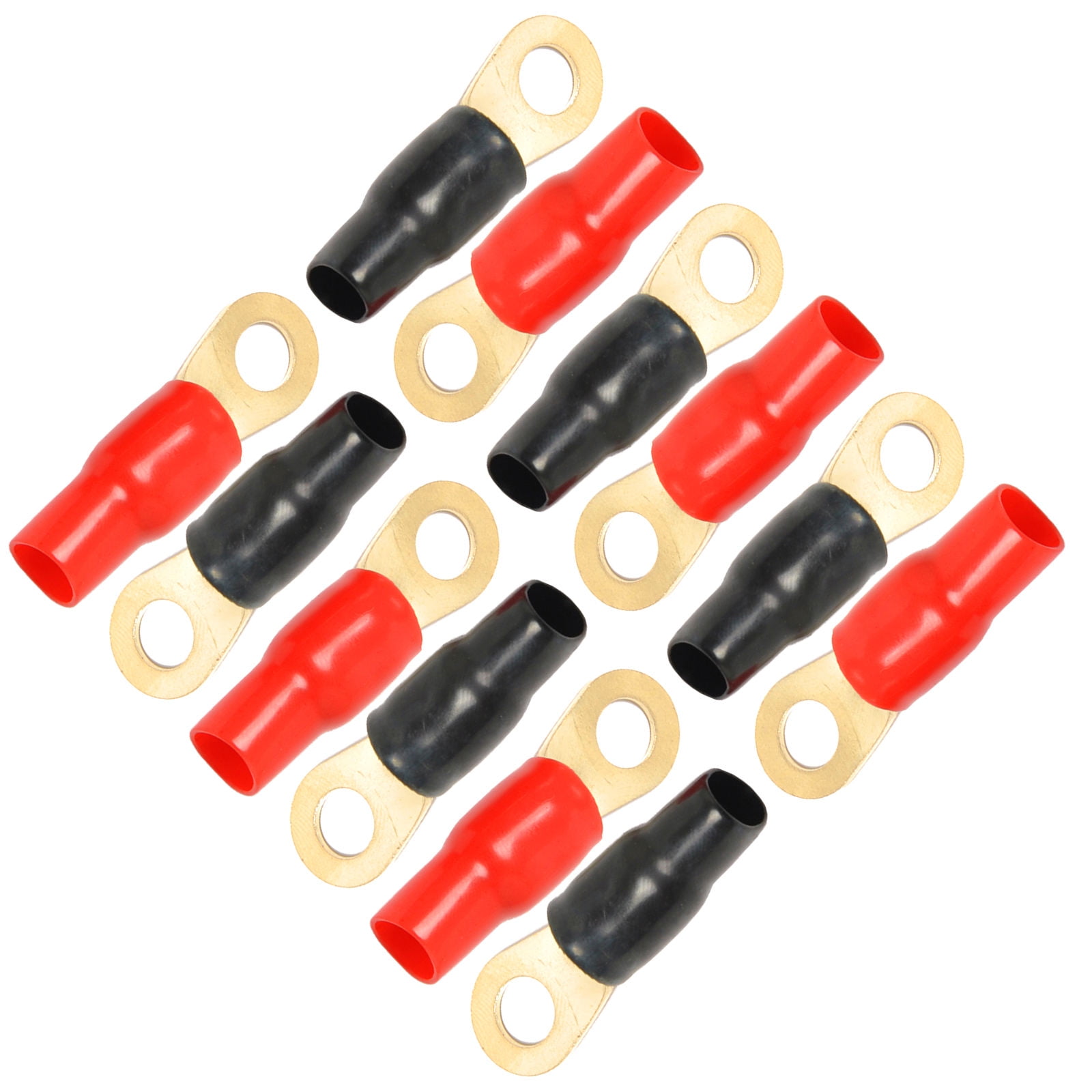WRITWAA 10Pairs Copper Crimp Terminals Electrical Wire Connectors with ...