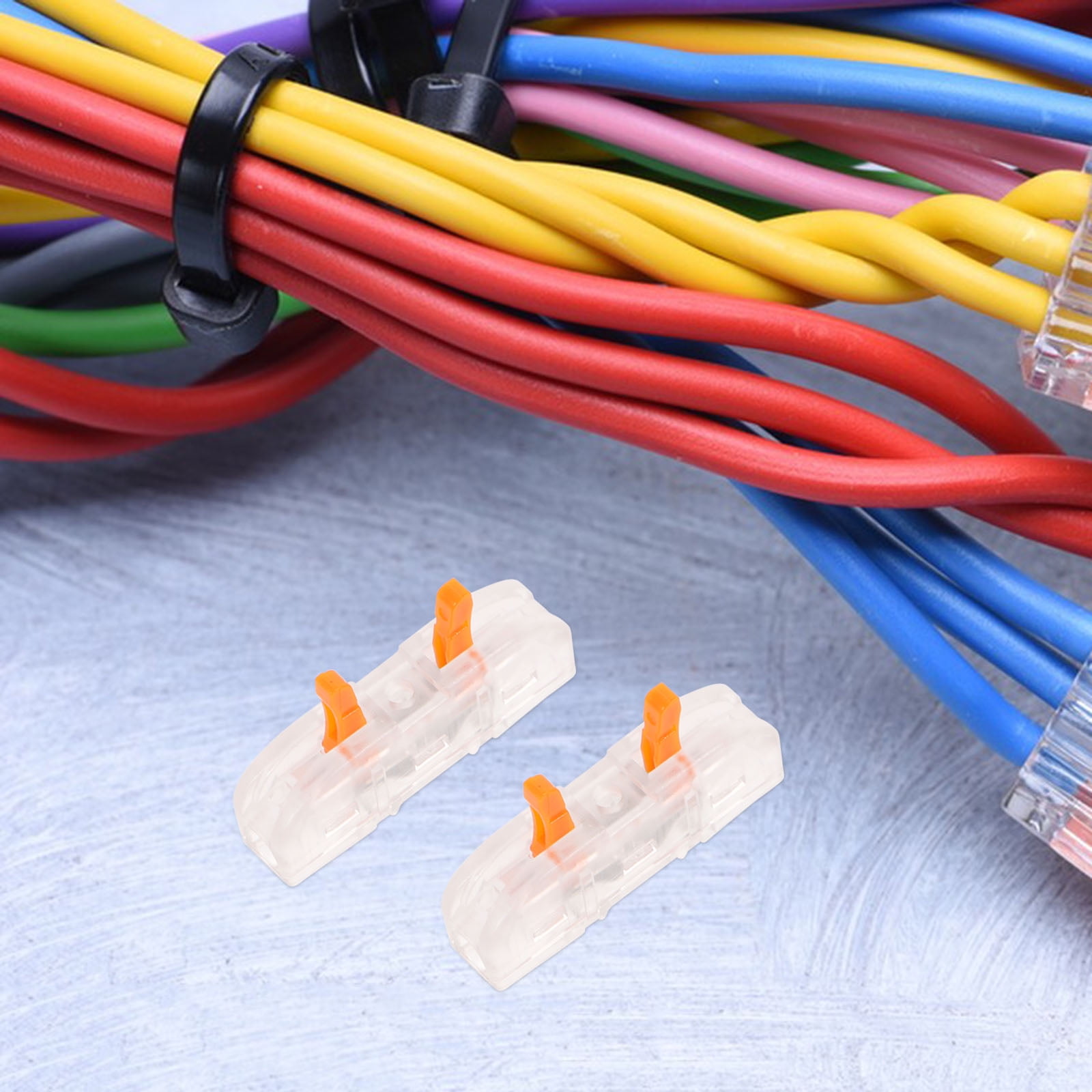WRITWAA Lever Wire Connectors Quick Connect Copper Nylon for Industrial ...