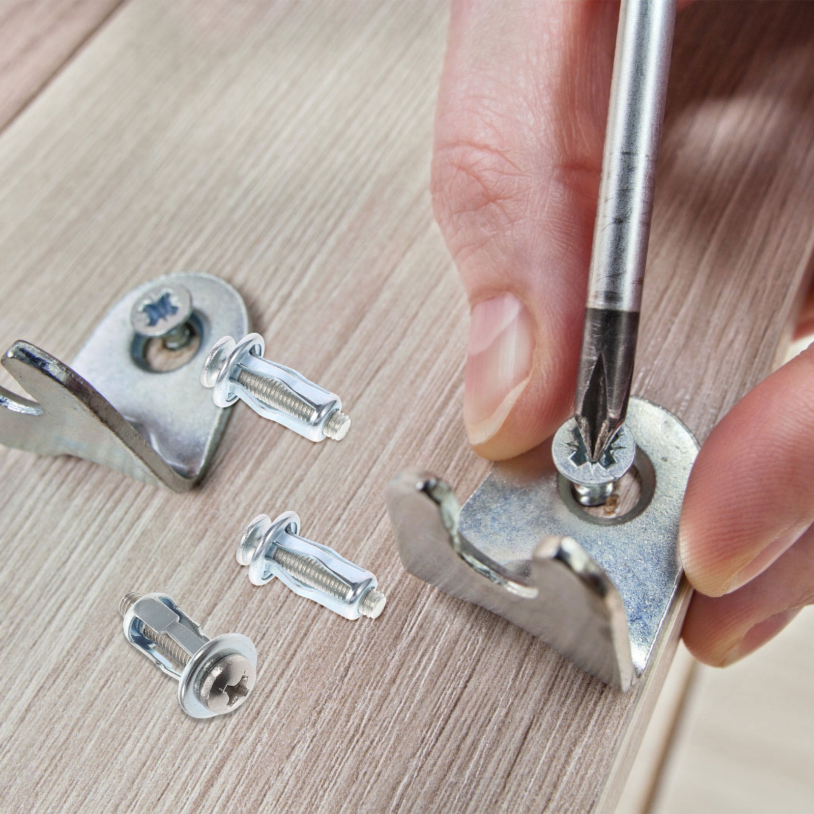 WRITWAA 10Set Stainless Steel Hollow Door Anchor Metal Fasteners for ...