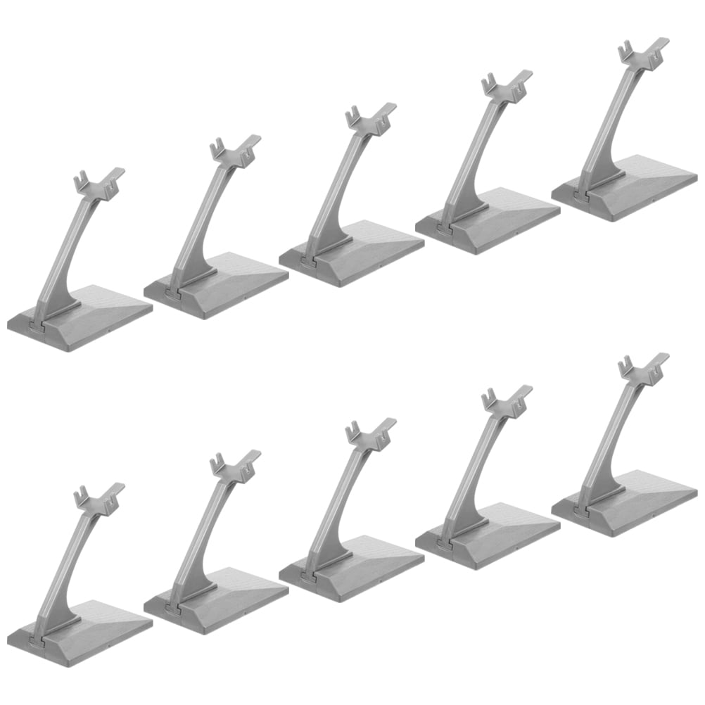 WRITWAA 10Pcs Aircraft Model Support Stand Grey Easy Assembly ...