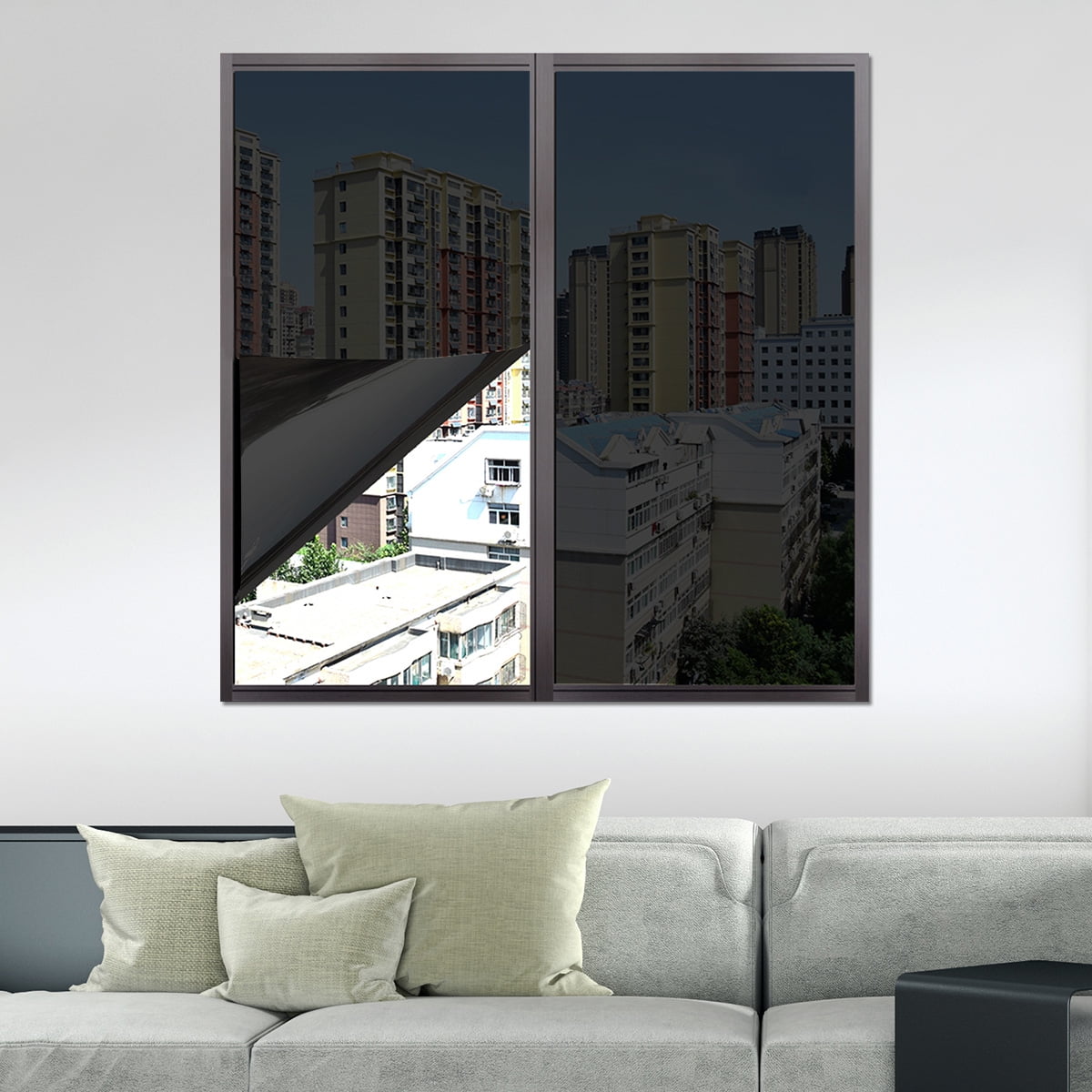 WRITWAA Heat Insulation Blocking Window Film Black 1Pcs 50x200cm for ...