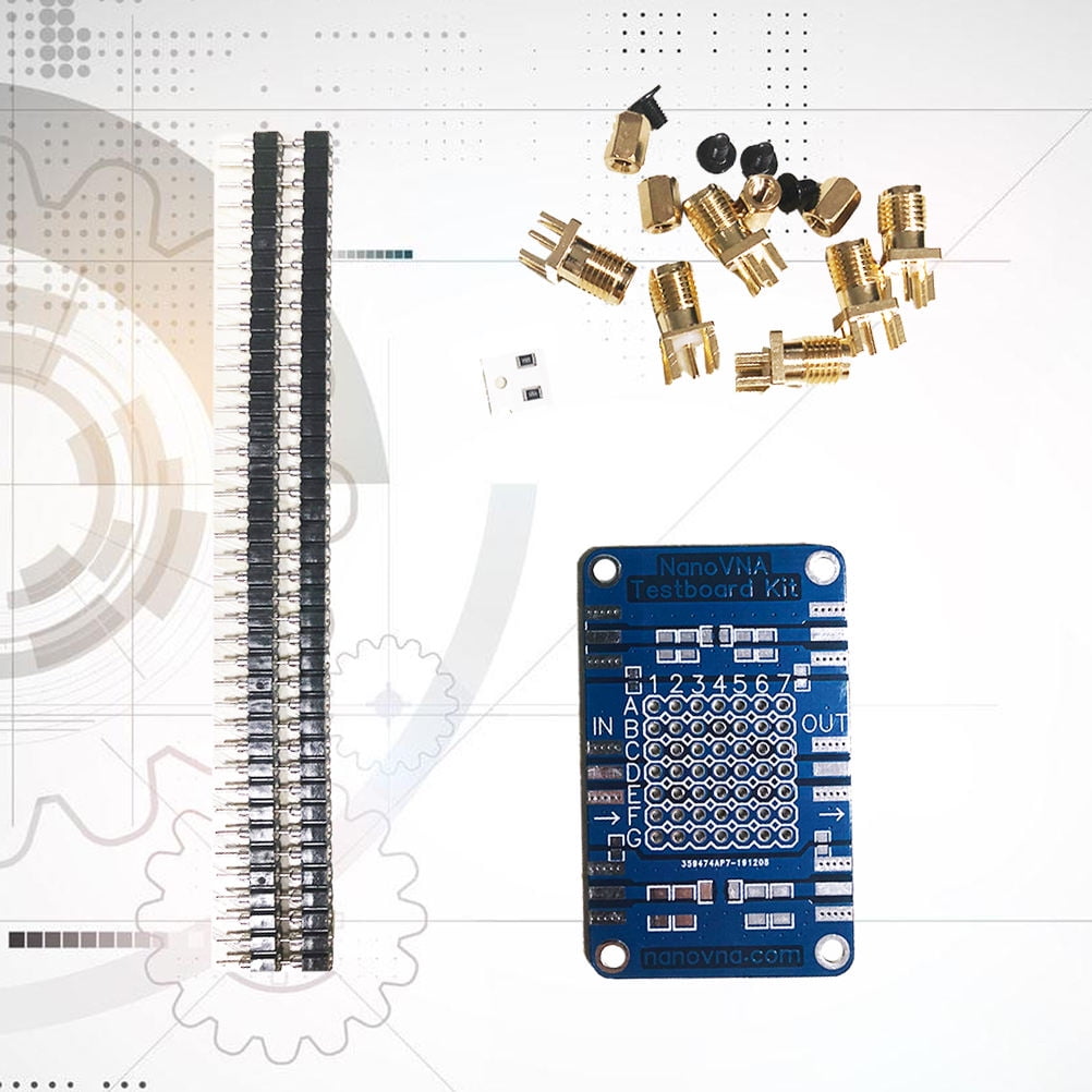 WRITWAA 1Pc Test Board Kit for Vector Network Analyzer Blue Plastic ...