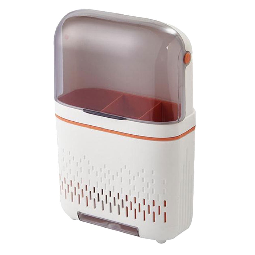 WRITWAA 1Set Silverware Drainer Basket with Wall Mounted Access and ...