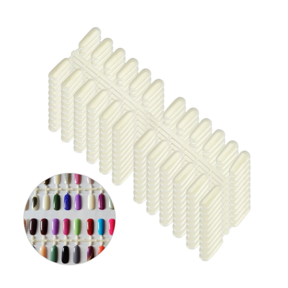 WRITWAA 240Pack Display Polish Board Display Plastic Nail Art Display ...