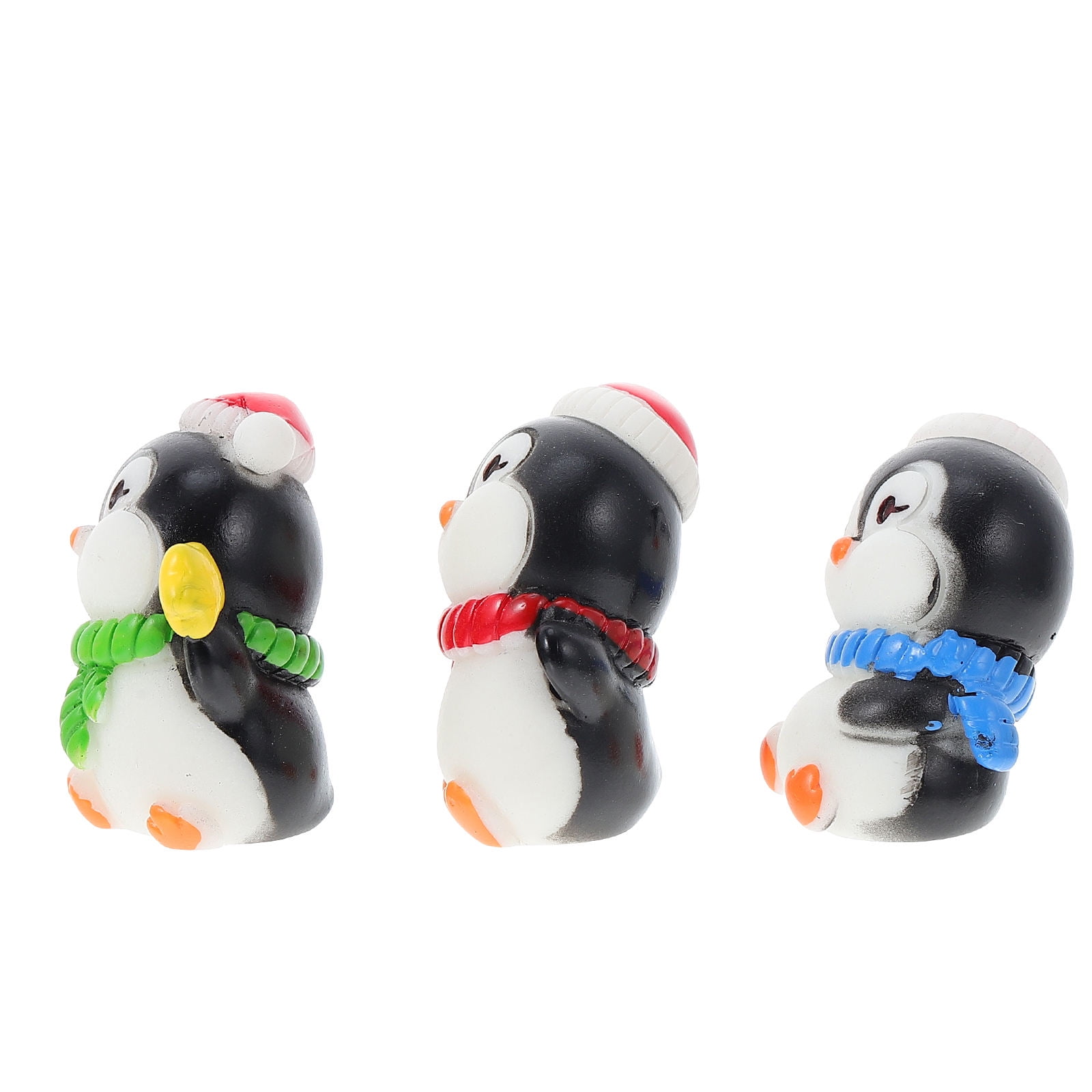 WRITWAA 3 Pcs Penguin Desk Sign Tabletop Adornment Assorted Color ...
