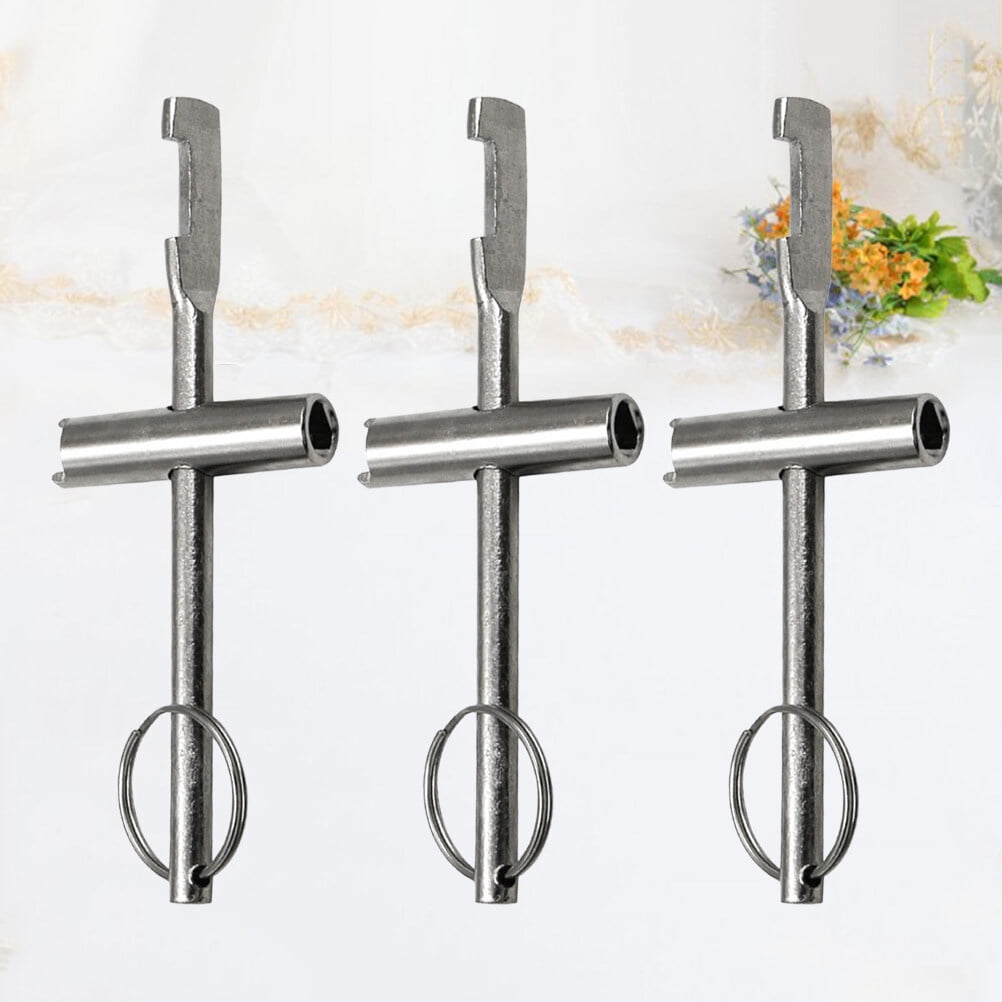 WRITWAA 3Pcs Water Meter Key Assorted Color Triangle High Carbon Steel ...