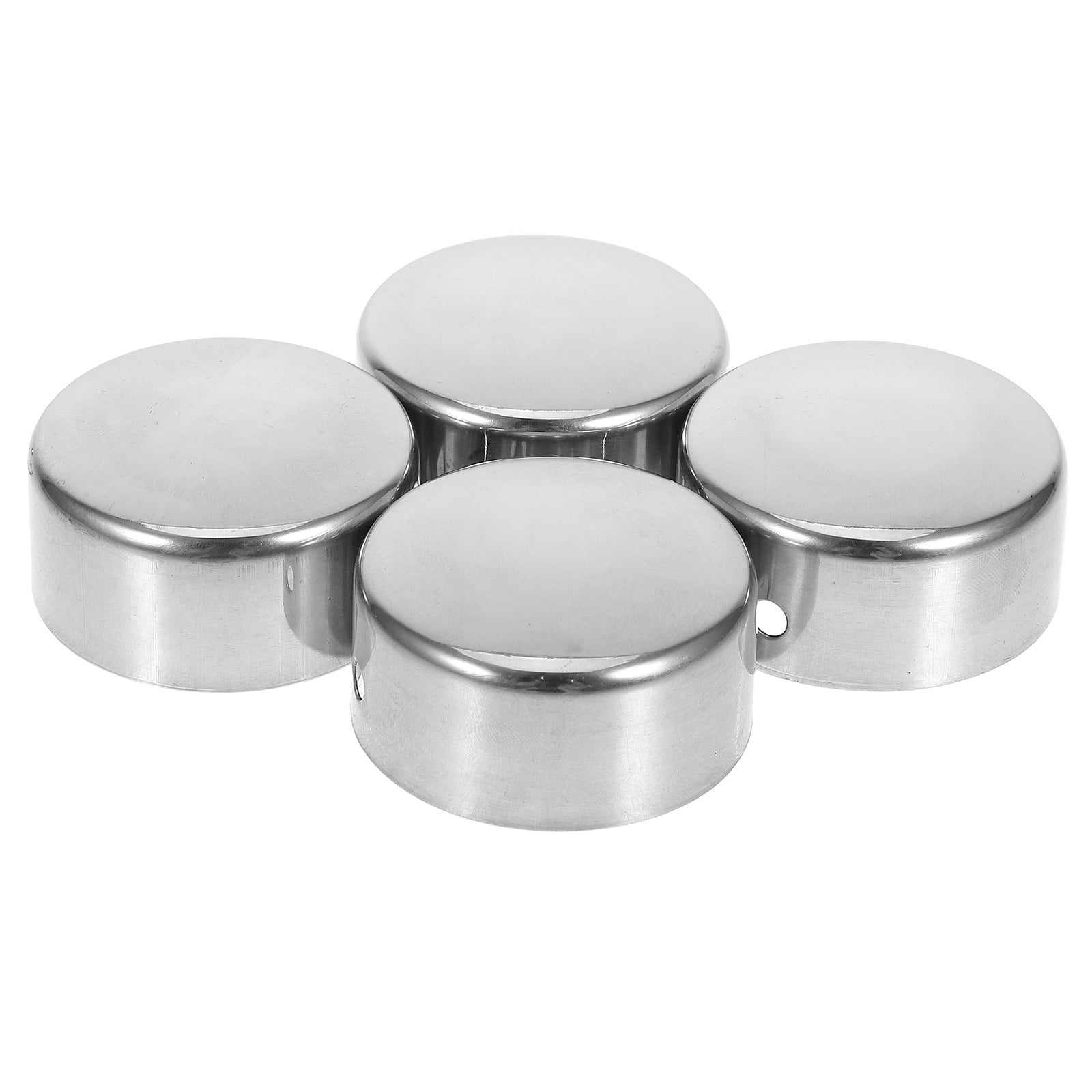 WRITWAA 4PCS End Caps for Railings Stainless Steel Staircase Hand Rail ...