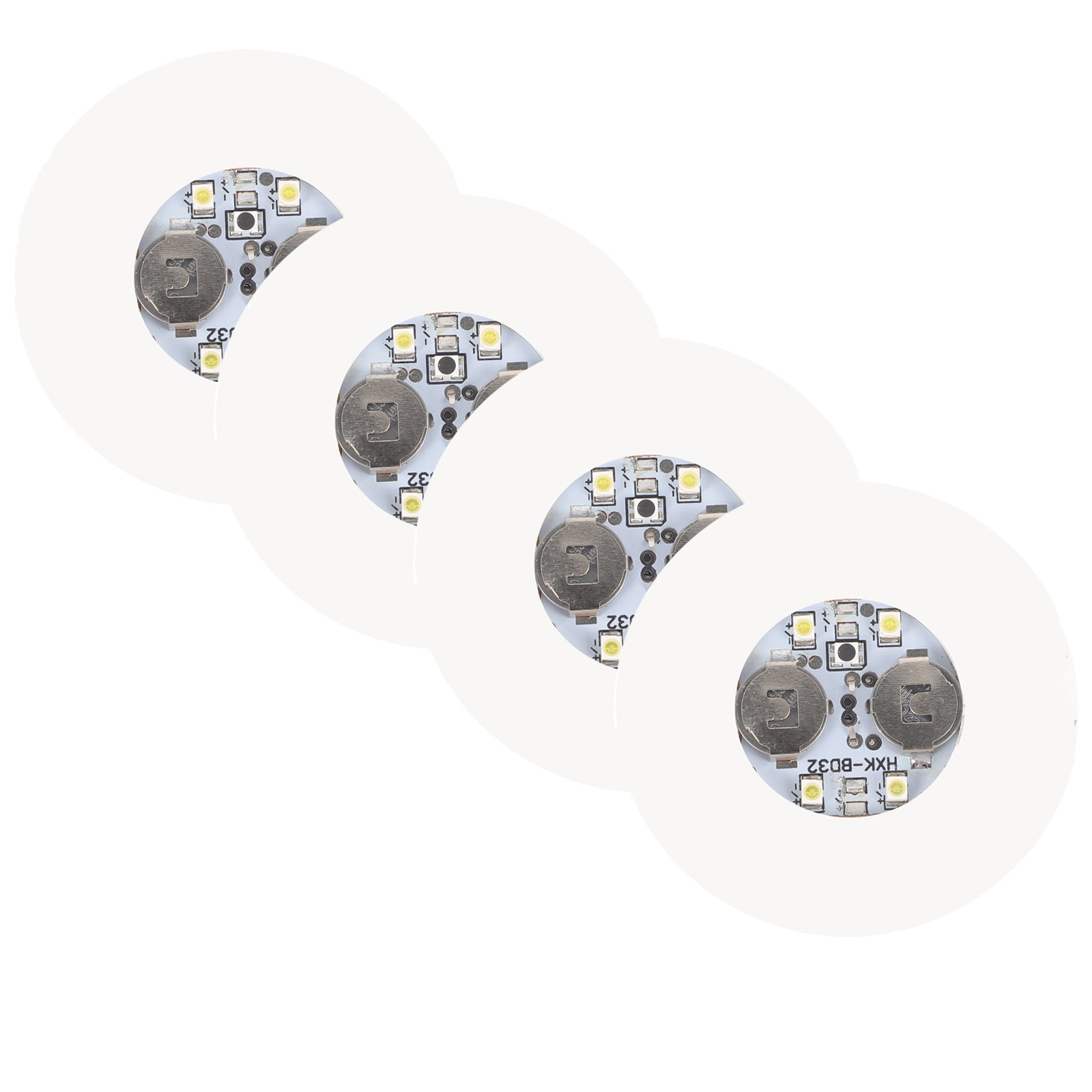 WRITWAA 4Pcs Led Luminous Coaster EVA Square Shape Light-Up for Family ...