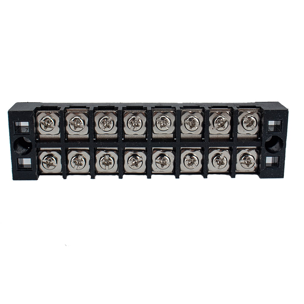 WRITWAA 5 Sets Black Terminal Block Strip UL94V-0 Electrical Wiring ...