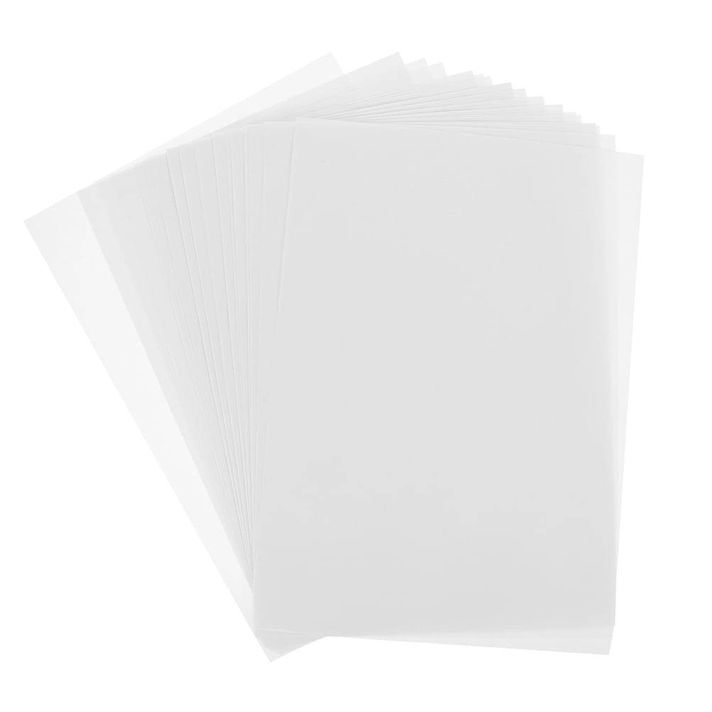 WRITWAA 50 Pcs White Translucent Craft Paper Sheets for Printing ...