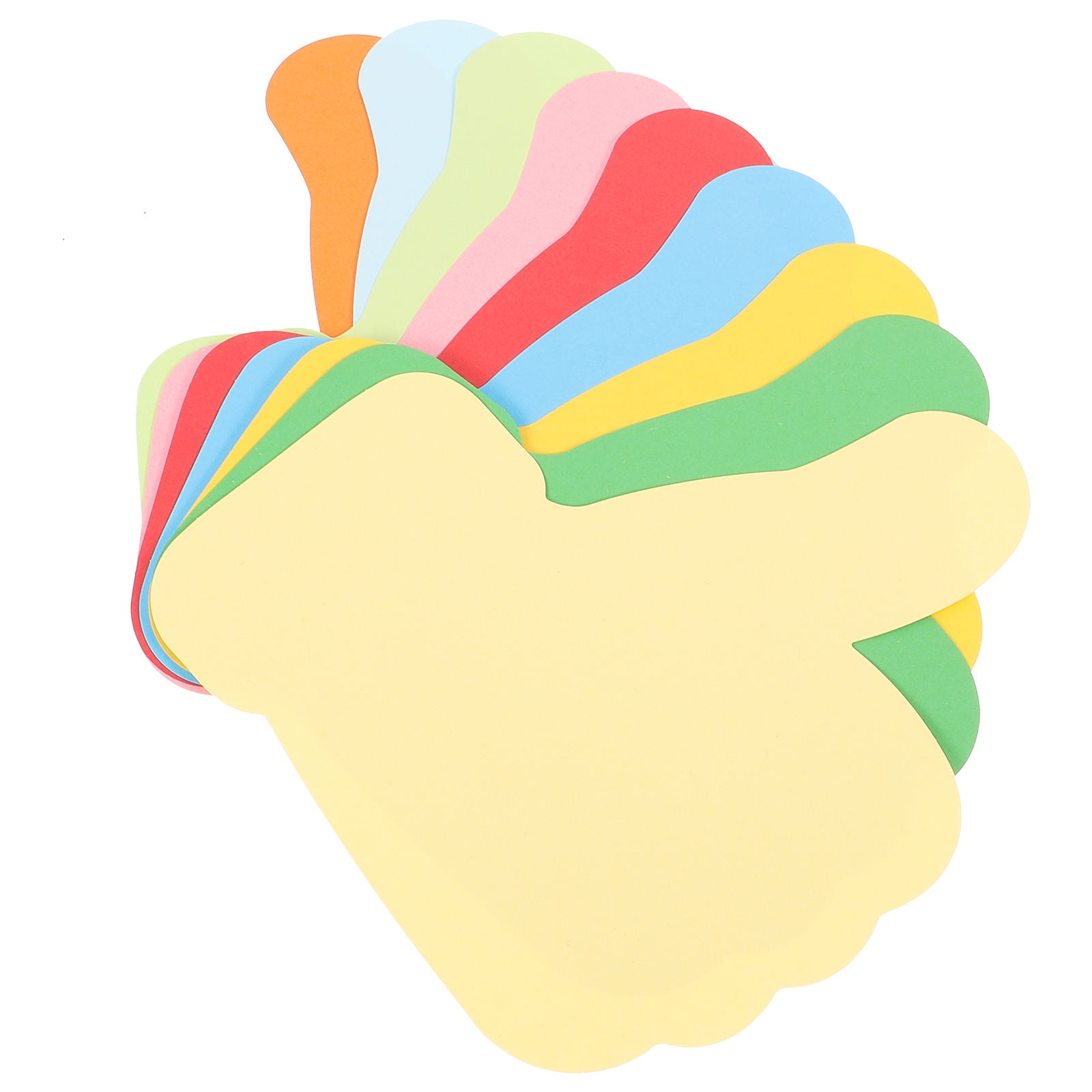 WRITWAA 54Pcs Assorted Color Delicate Paper Cutouts for DIY Classroom ...