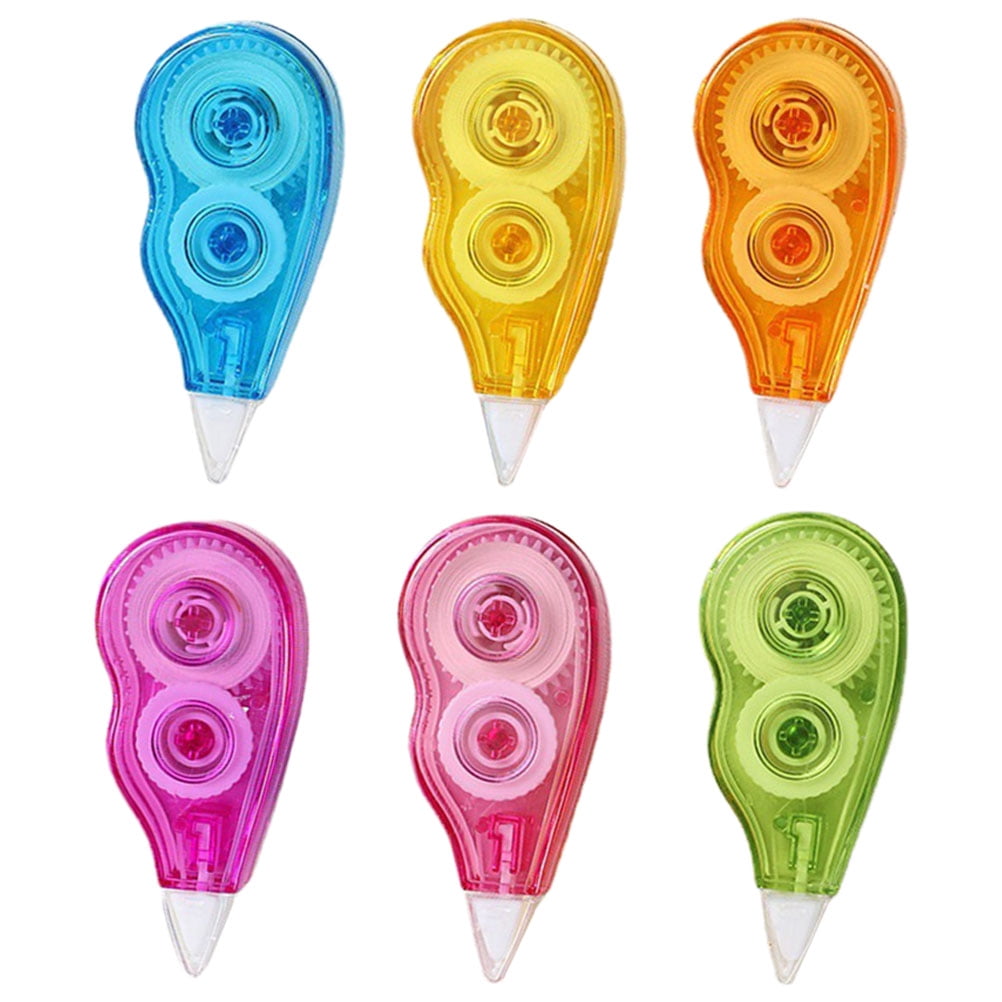 WRITWAA 6Pcs Corrector Tape Assorted Color for Written Documents 8 ...