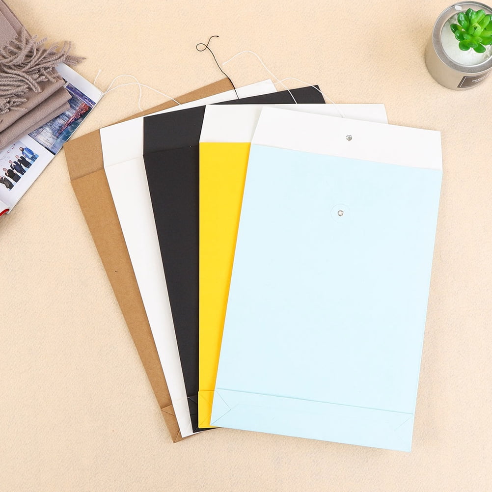 WRITWAA 6pcs Paper File Holder A4 Black Document Organizer for ...