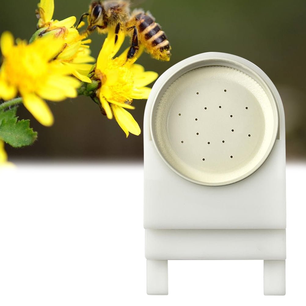 WRITWAA Honey Feeder for Beehive, Dense Plastic, Easy to Install, White ...