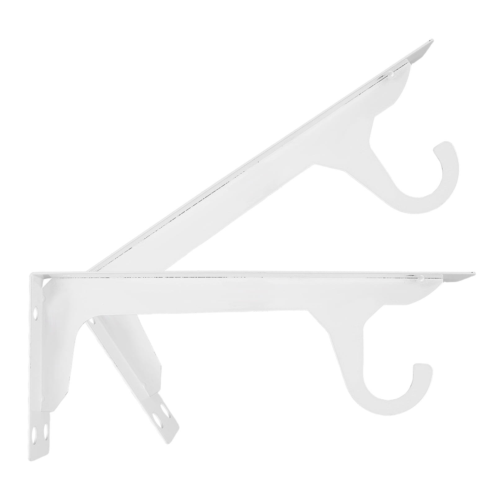 WRITWAA Closet Shelf and Rod Bracket Durable Metal Hanging Bracket 2Pcs ...