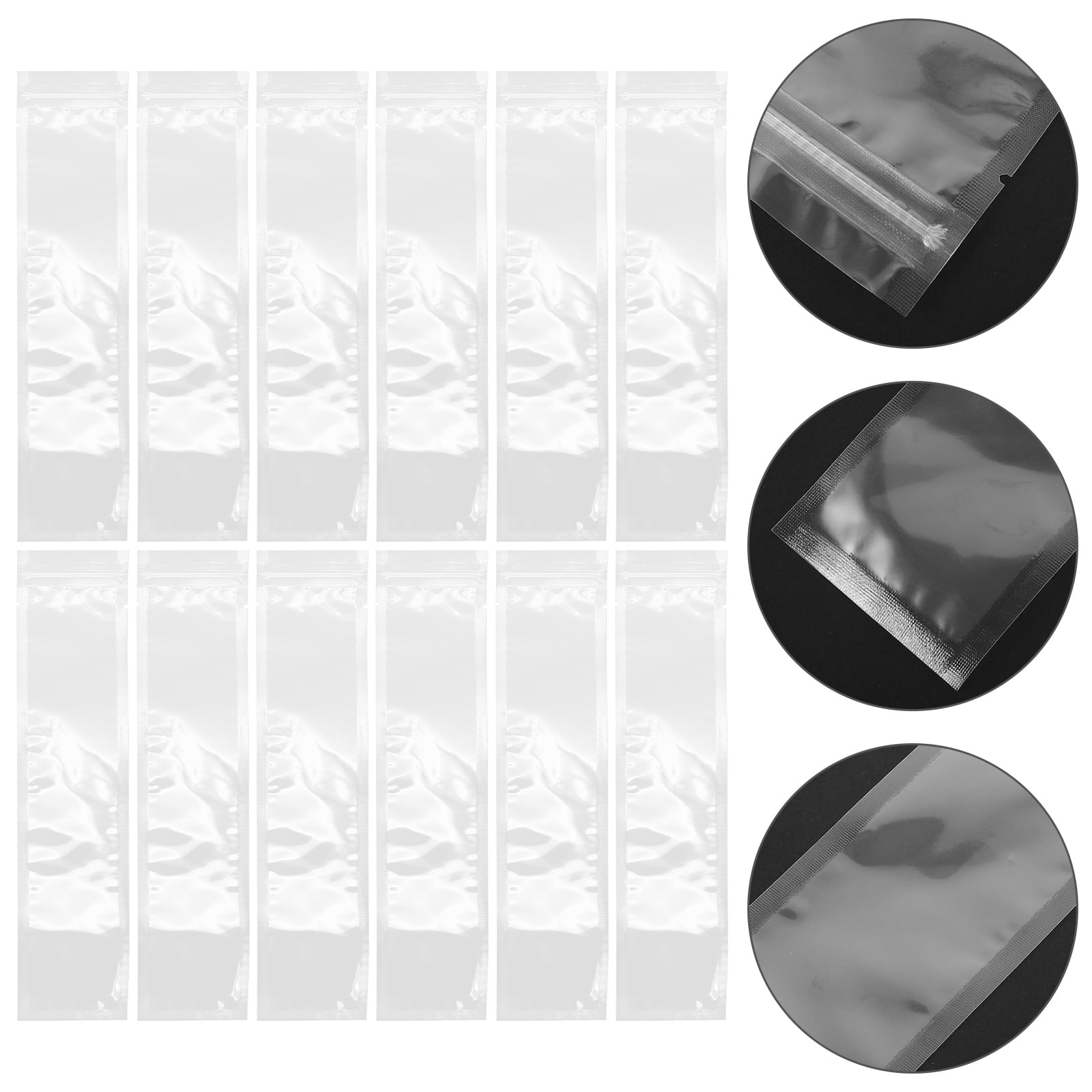 WRITWAA Ice Candy Pouches 100pcs Transparent PE Bags for Homemade ...