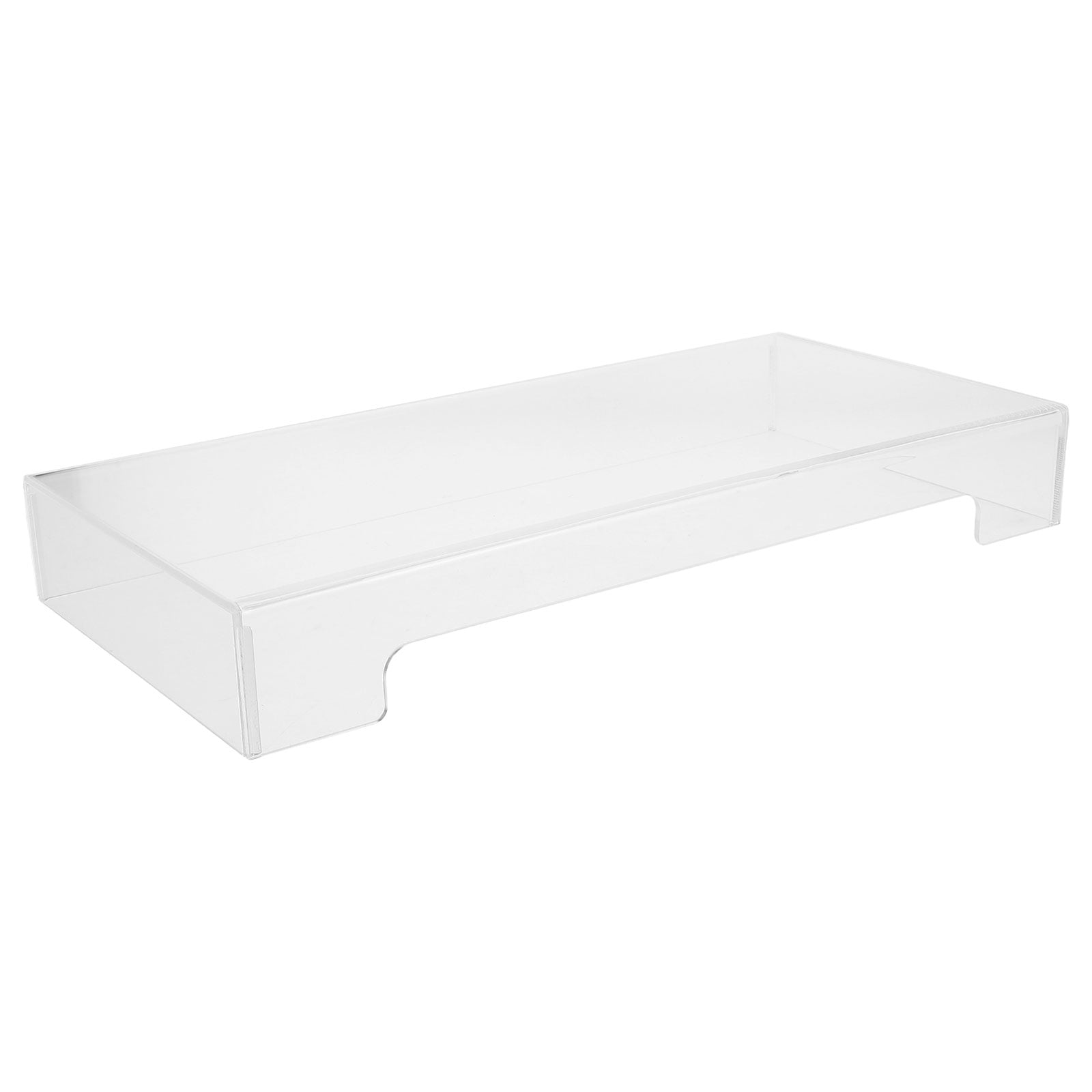 WRITWAA Desk Storage Riser with Clear Keyboard Cover in Transparent ...