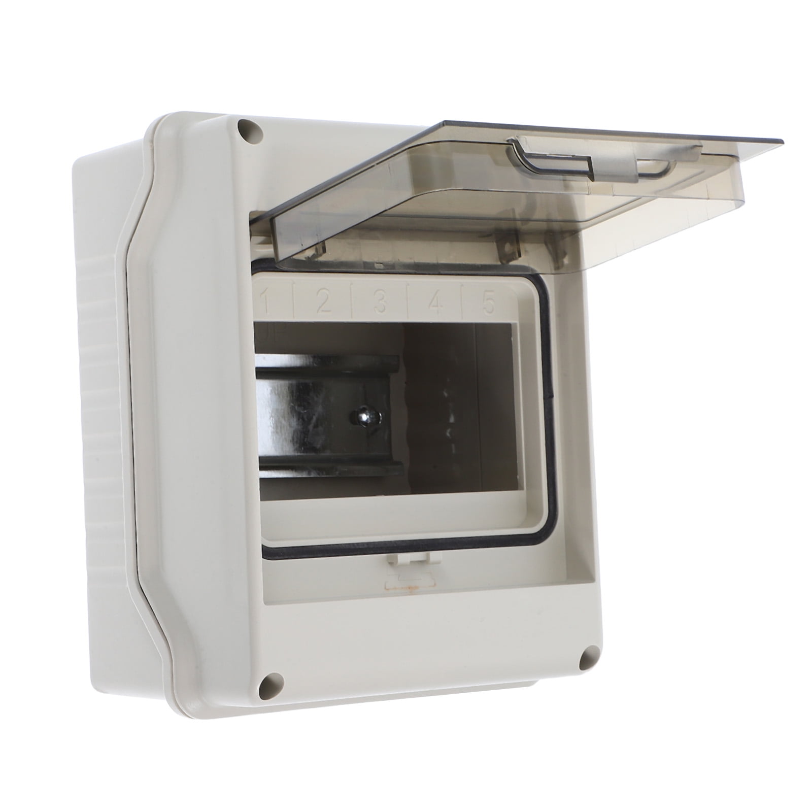 WRITWAA Weatherproof Outdoor Electrical Distribution Box White Plastic ...