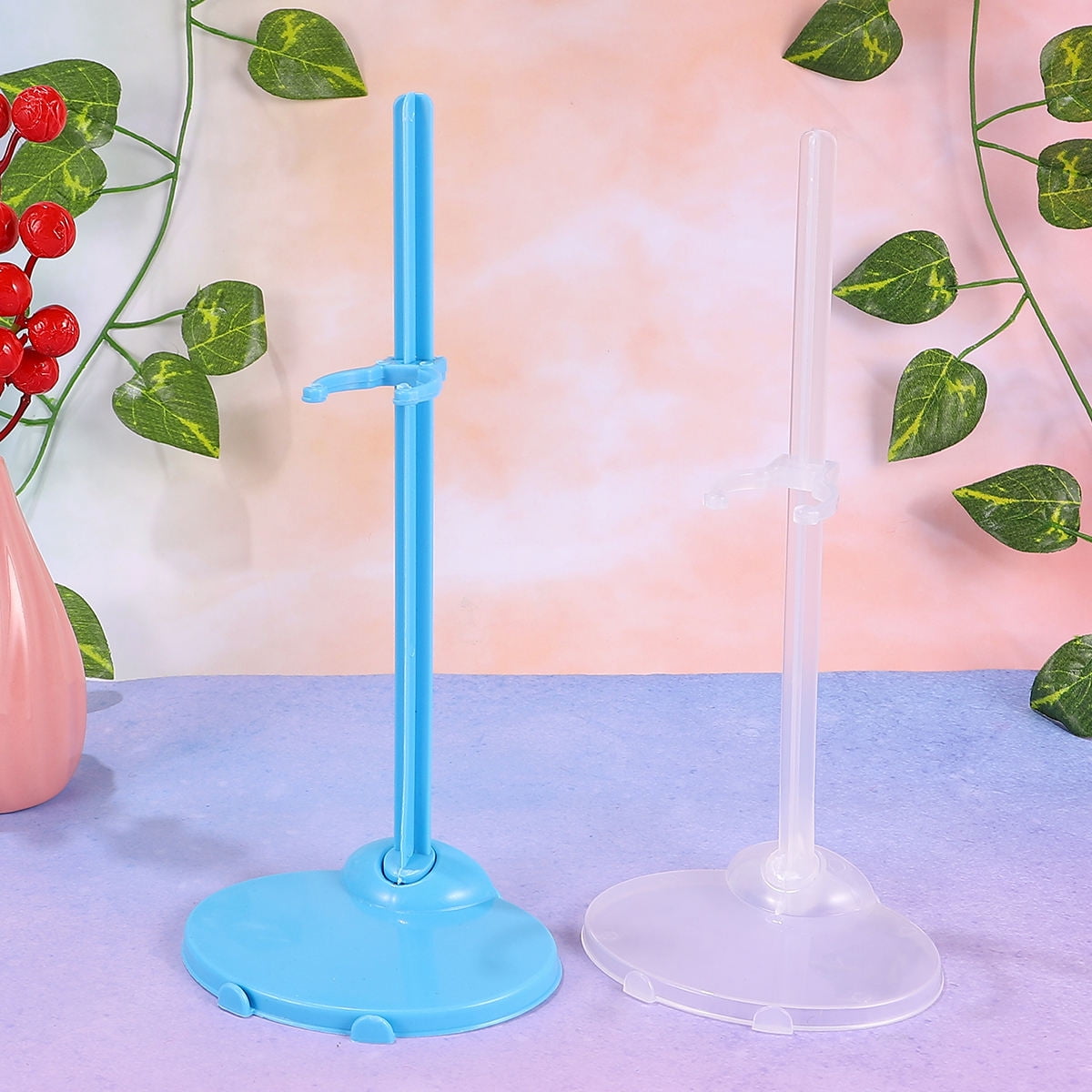 WRITWAA Doll Stand Display Holder Assorted Color 20pcs - Walmart.com