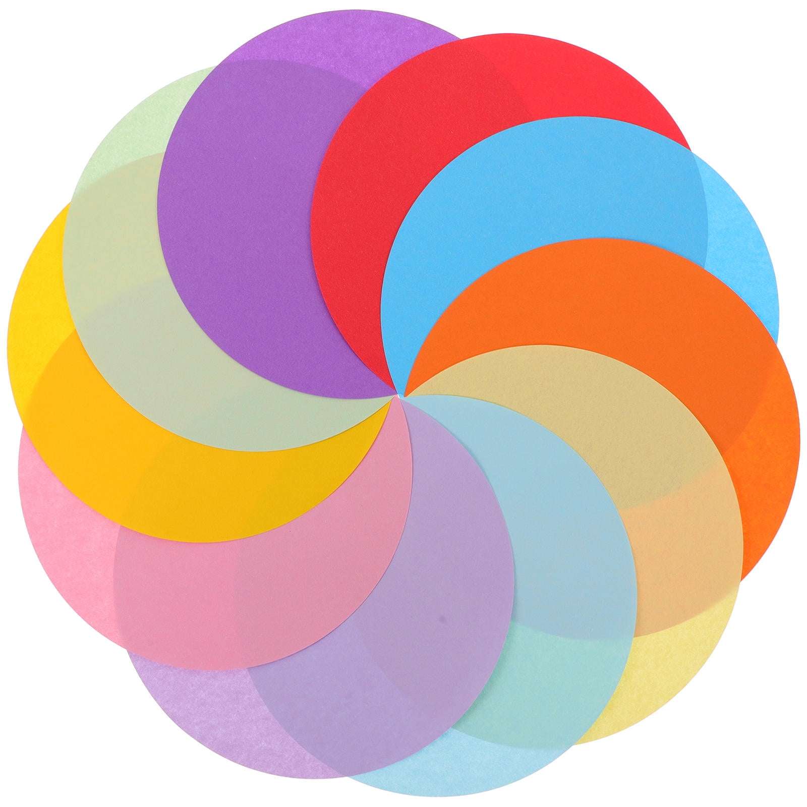 WRITWAA Double Side Colored Round Origami Paper for Folding Art and ...