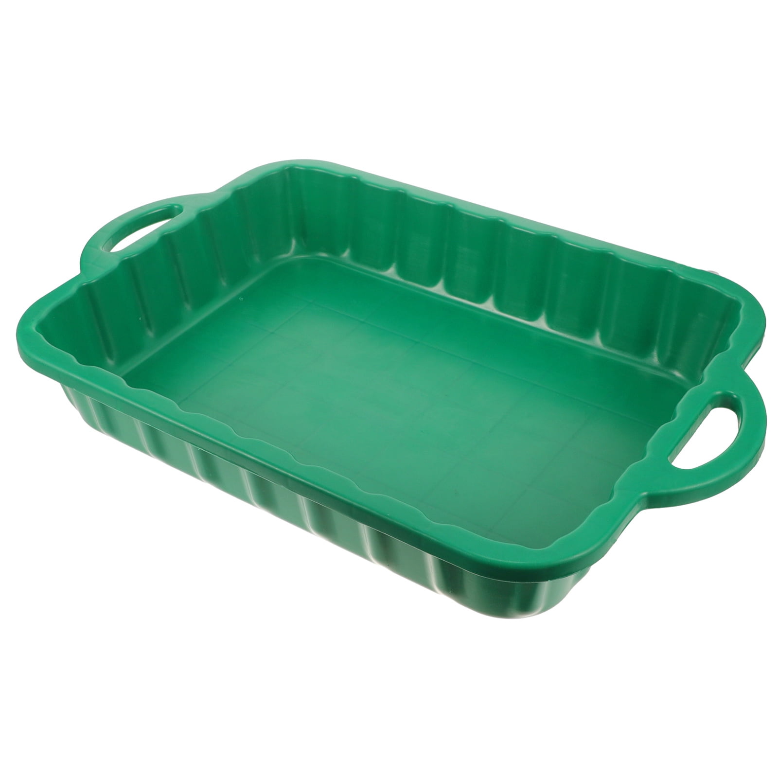 WRITWAA Engine Oil Drain Pan Drain Pan For Vehicle Plastic Green 1Pack ...