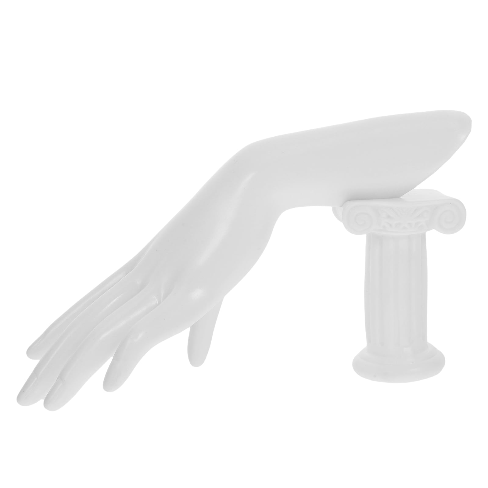WRITWAA White Hand Jewelry Holder with Roman for Home, Store Display ...