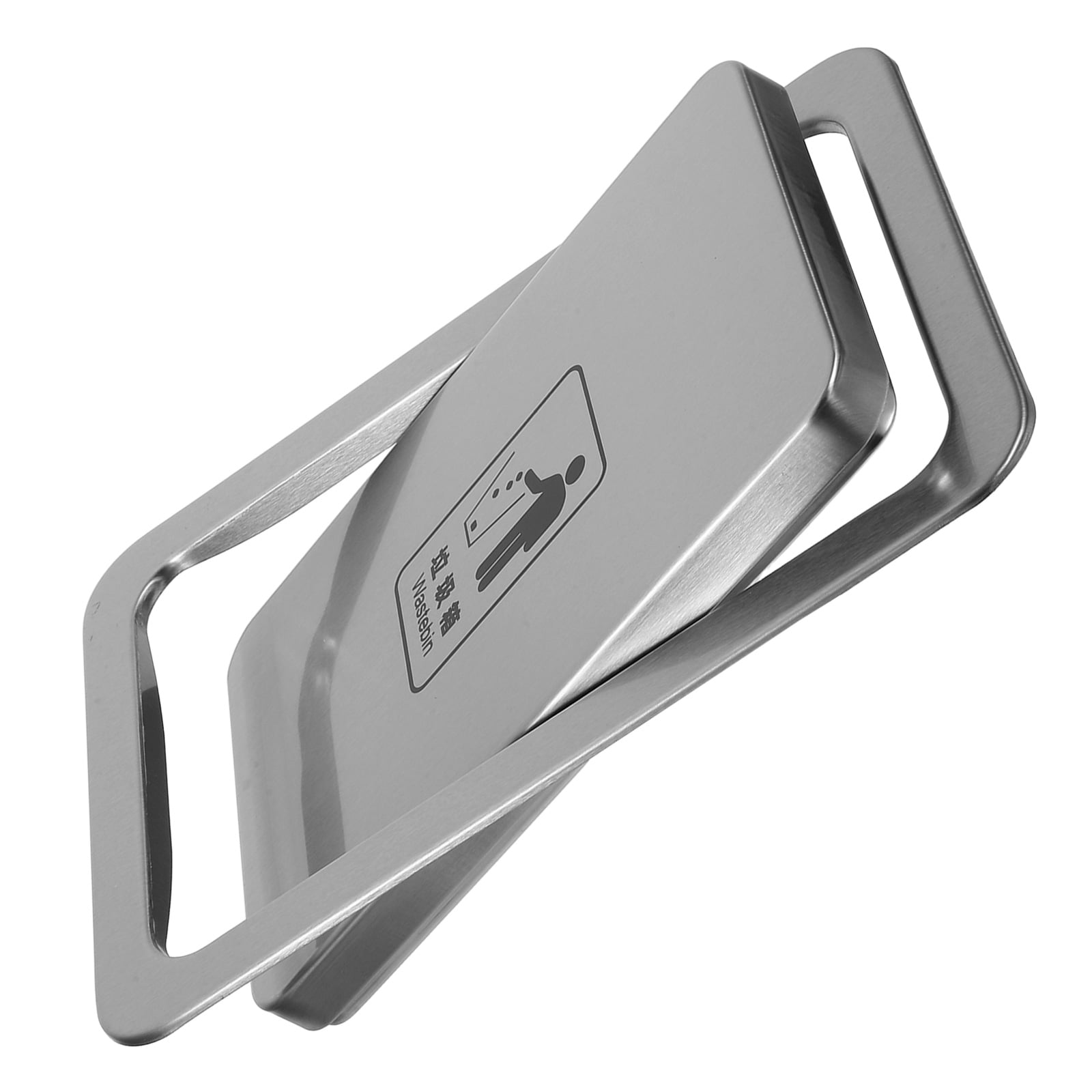 WRITWAA Recessed Trash Bin Cover Stainless Steel Sleek Design for Home ...