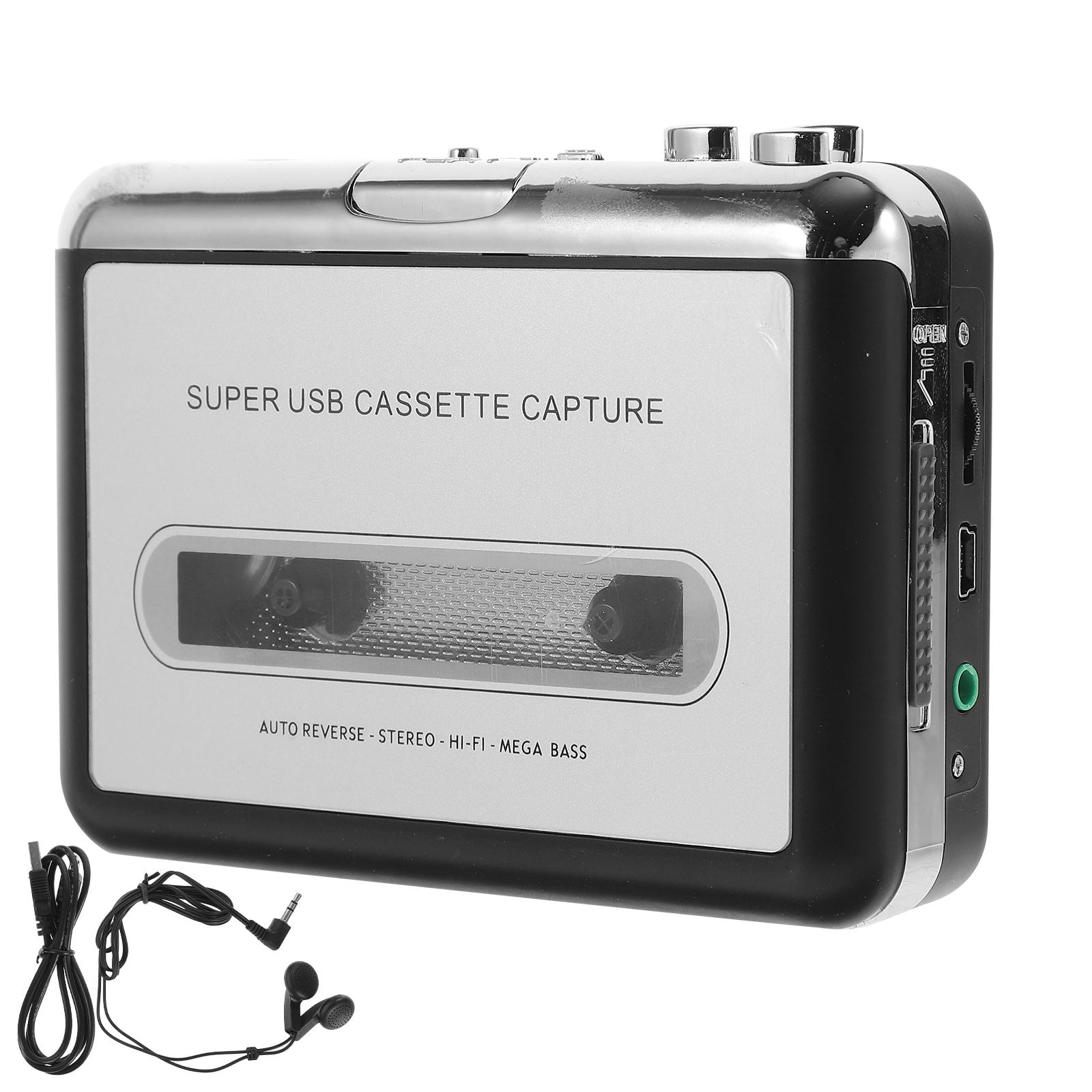 WRITWAA USB Tape Converter to Mp3 with Portable Cassette Player and ...