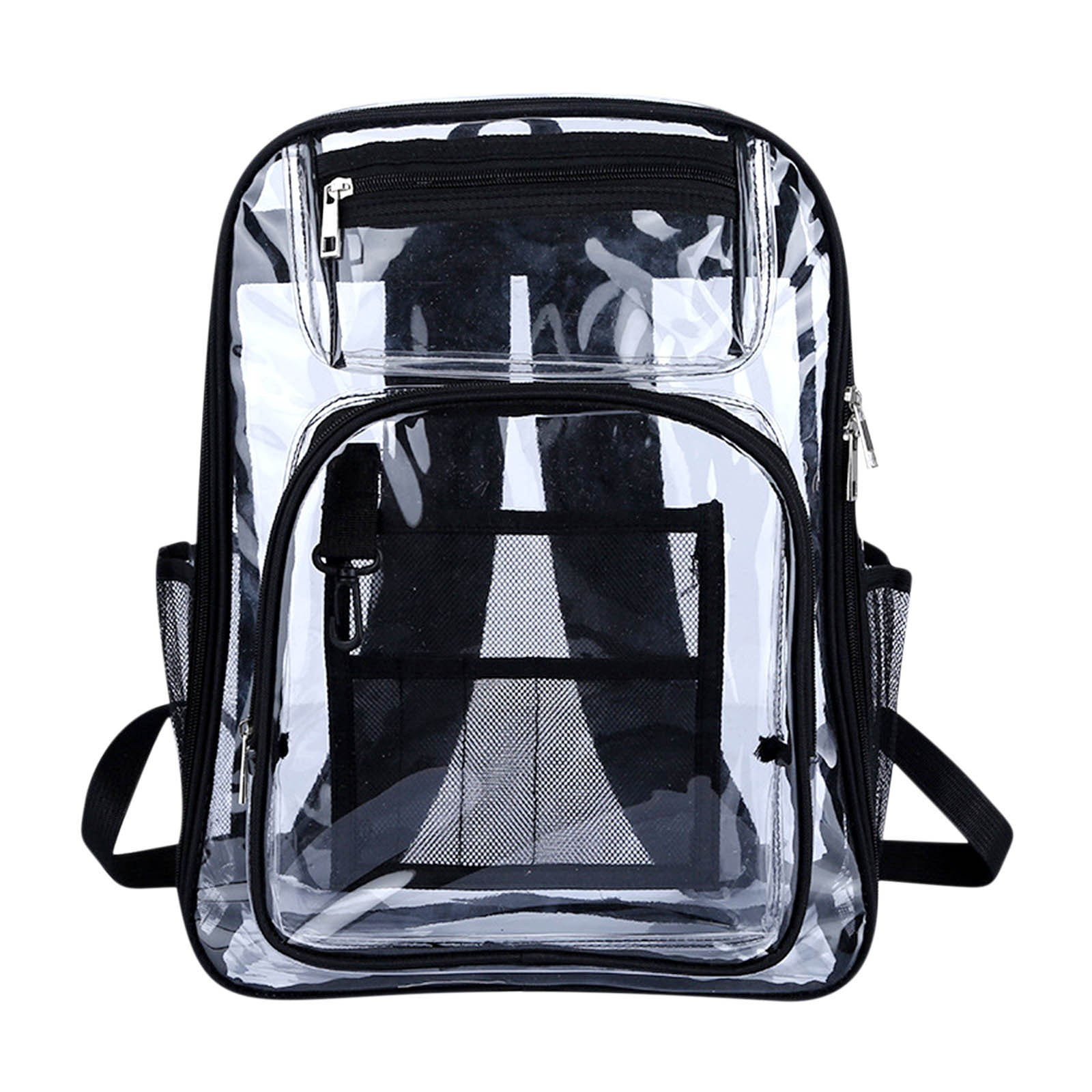 WRKEKC Backpack Heavy Duty Clear Backpack with Large Laptop Compartment ...