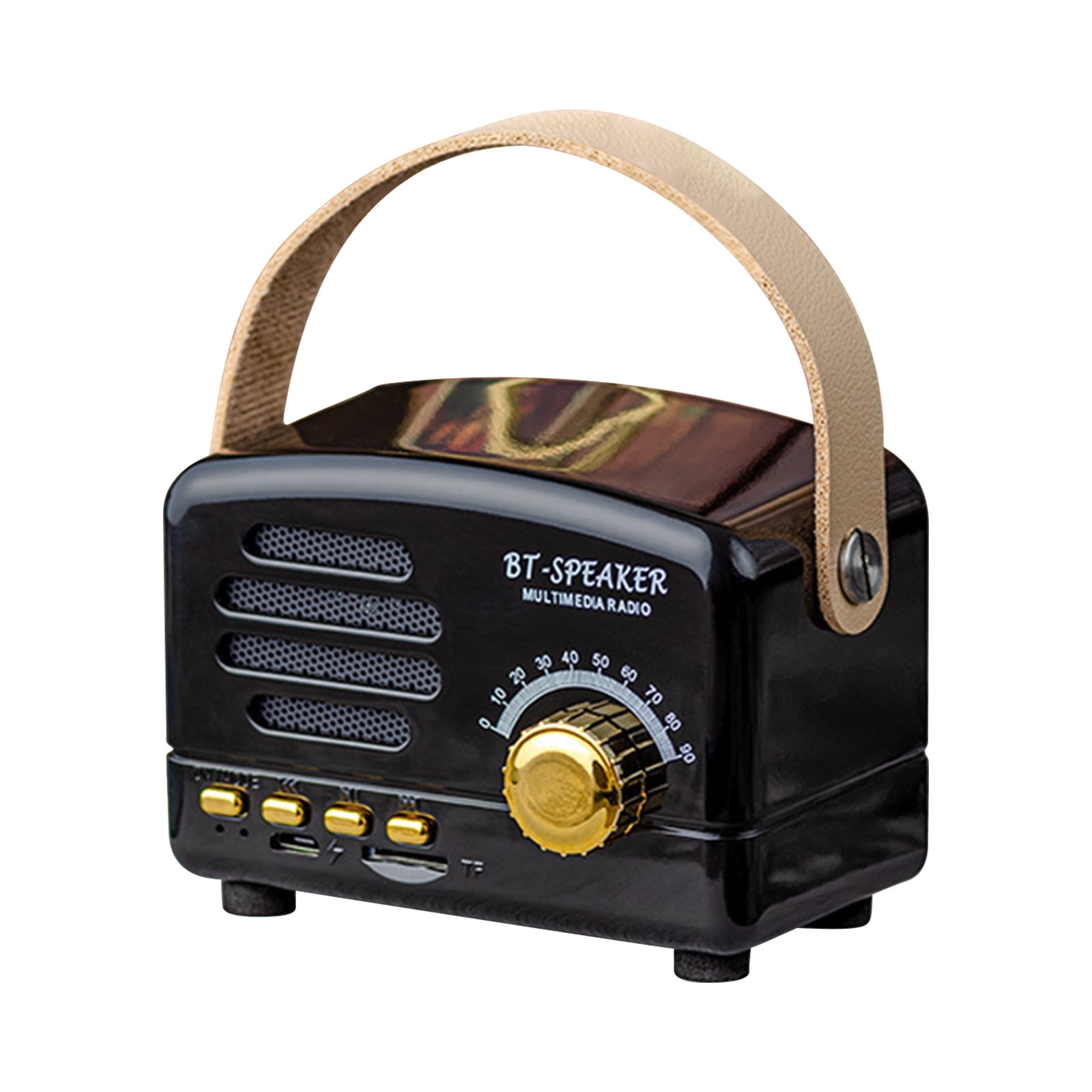 WRKEKC Bluetooth Speaker Portable Retro Bluetooth Speaker Nostalgic ...