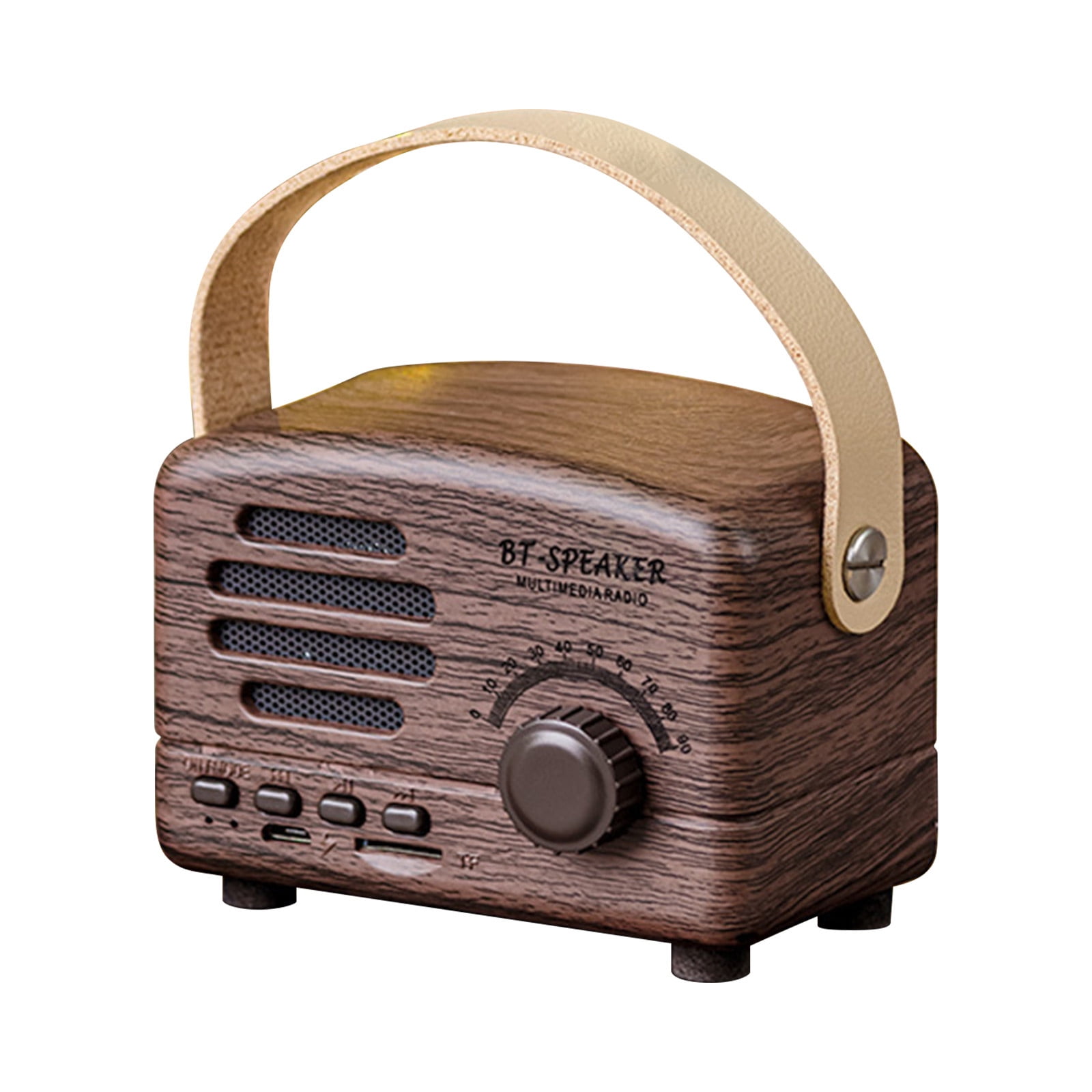 WRKEKC Bluetooth Speaker Portable Retro Bluetooth Speaker Nostalgic ...