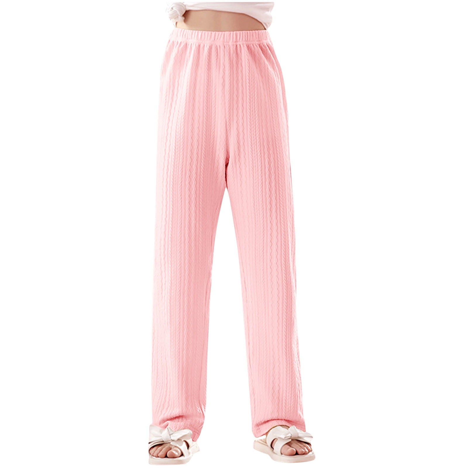 WRKEKC Boys Jogger Pants Summer Solid Color Casual Sports Jacquard ...