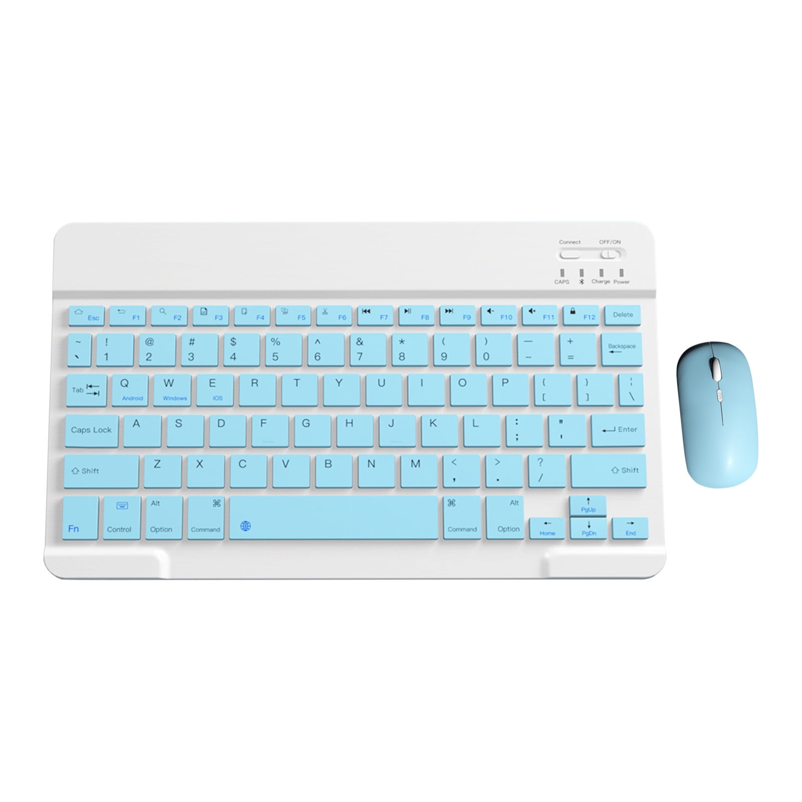 WRKEKC Clearance Bluetooth Keyboard & Mouse Portable BT Wireless ...