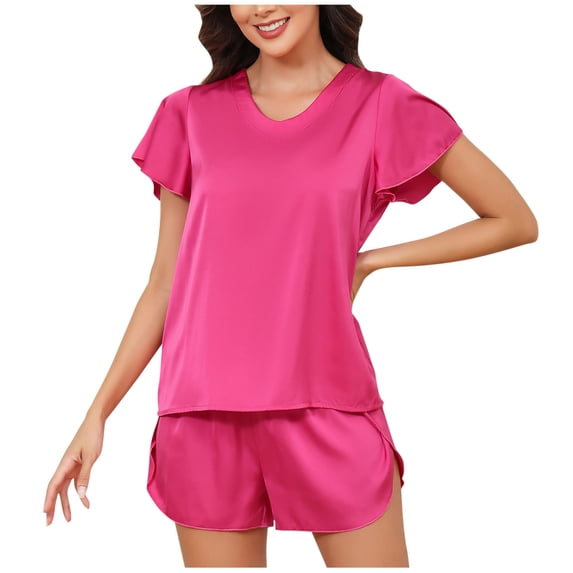 WRKEKC Cotton Pajama Set for Women Silky Smooth Camisole with Matching ...