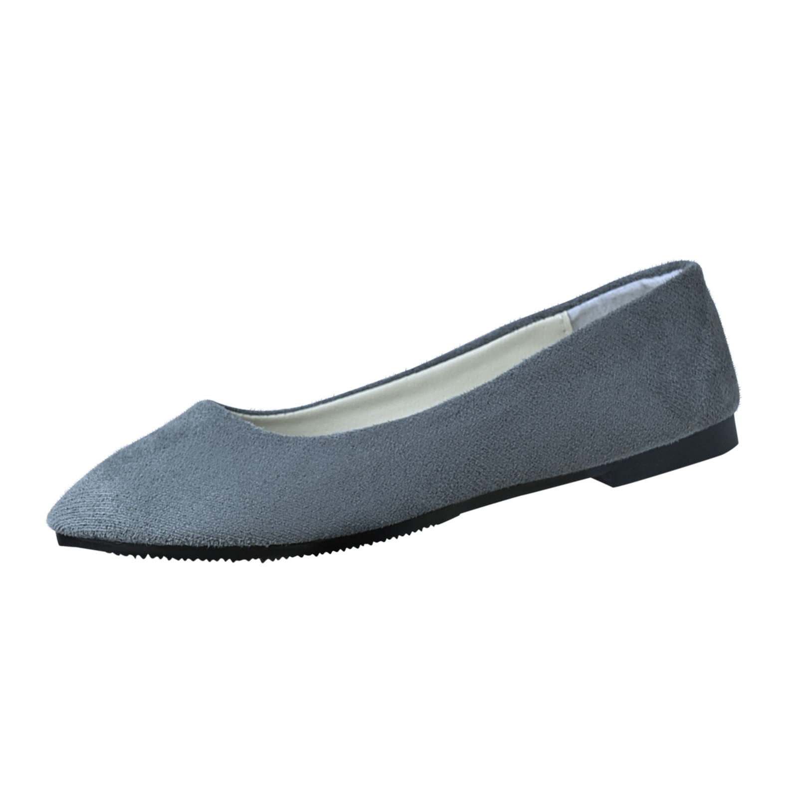 WRKEKC Loafers for Women Bean Shoes Solid Round Toe Closed Toe Back ...